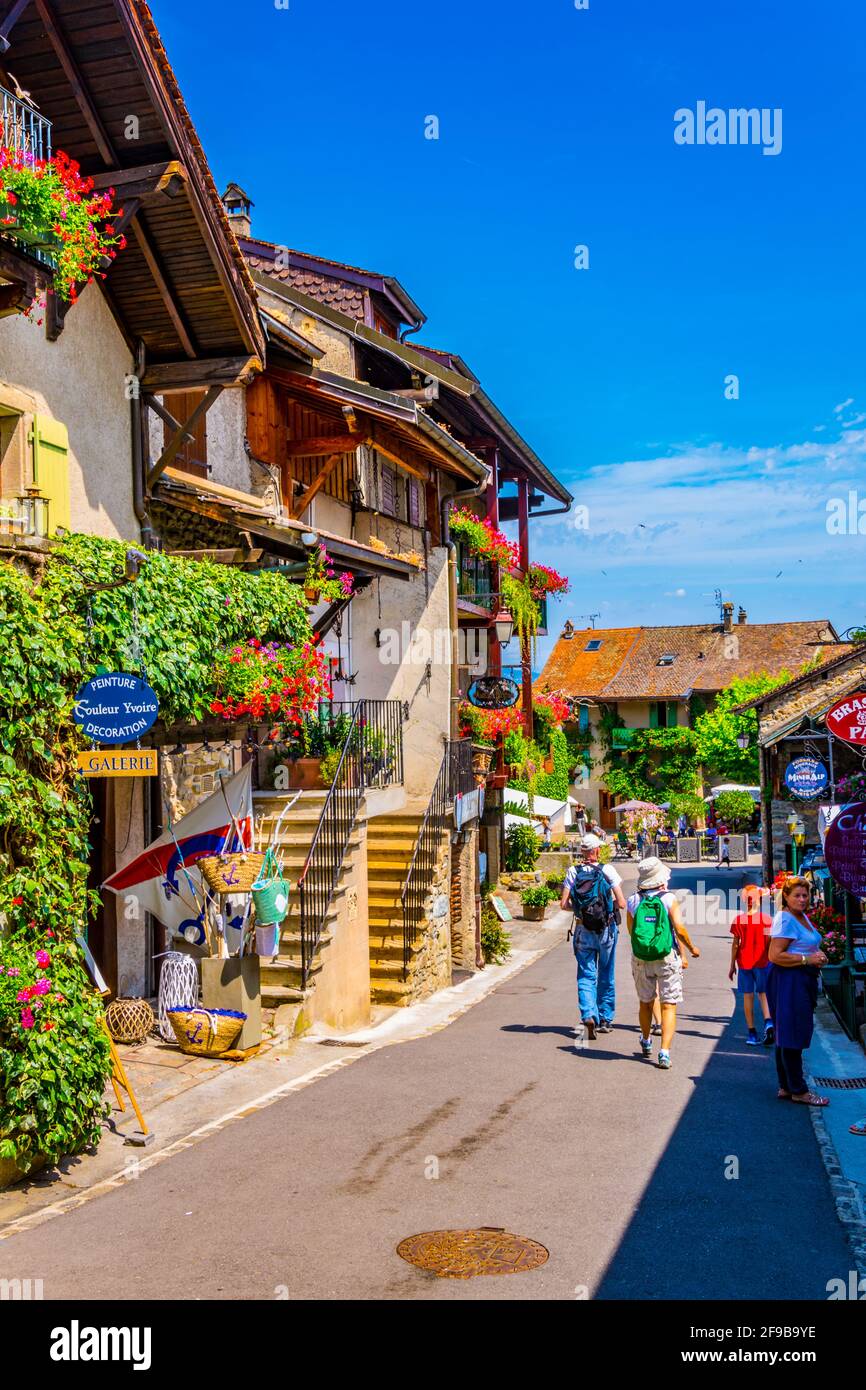 Yvoire france church hi-res stock photography and images - Alamy