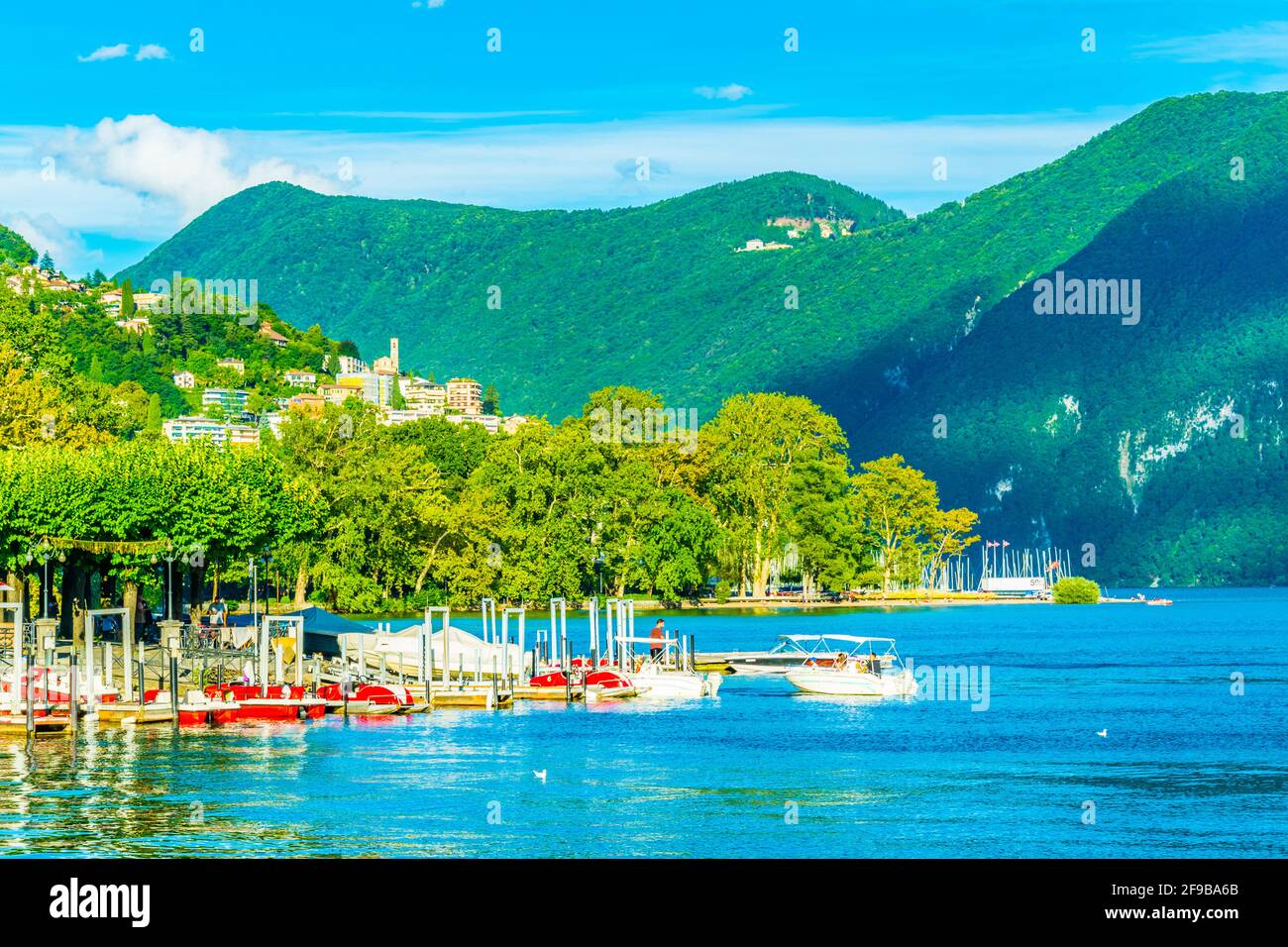 Lugano city promenade hi-res stock photography and images - Alamy