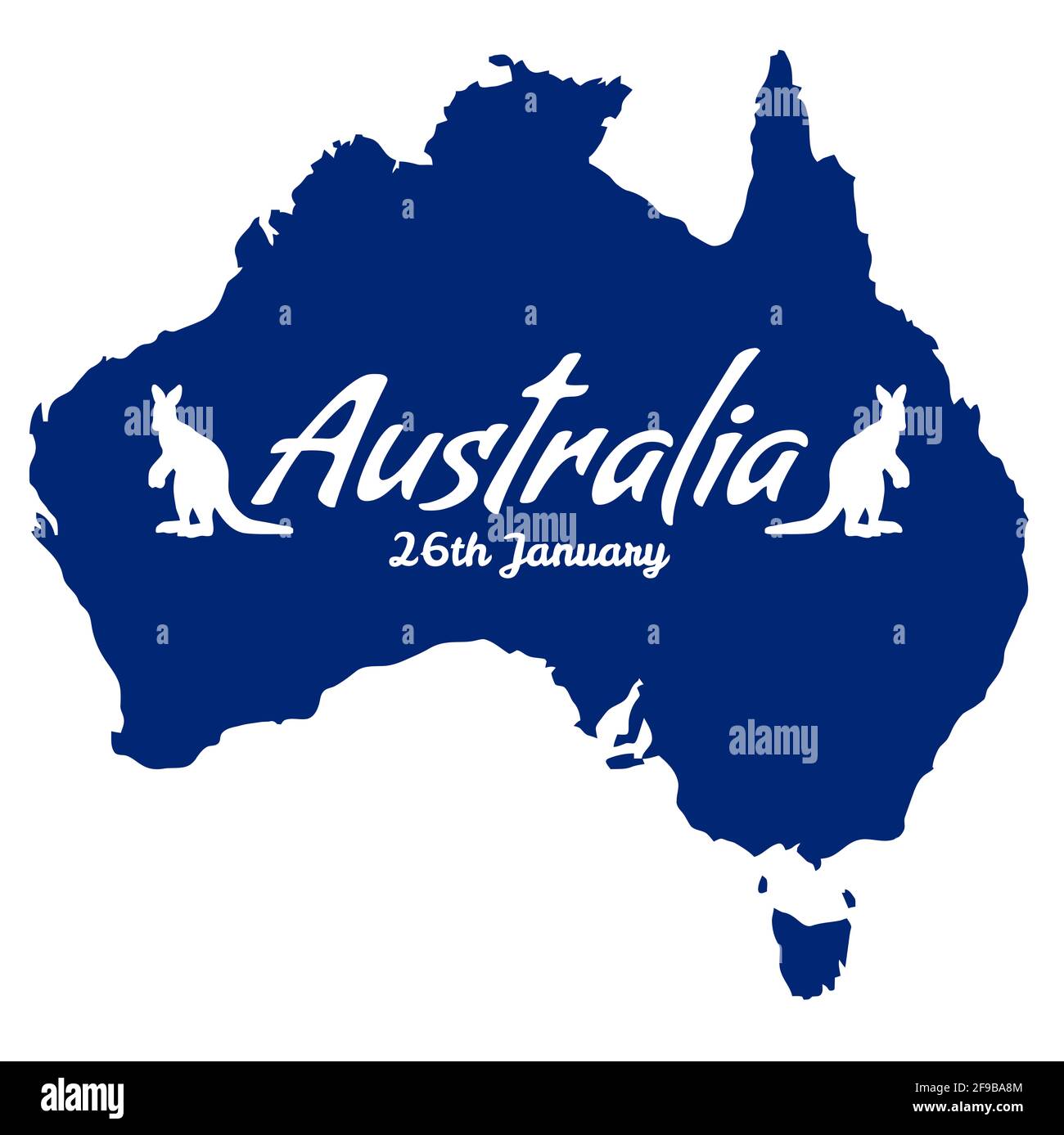 australia map independence holiday celebration freedom illustration ...