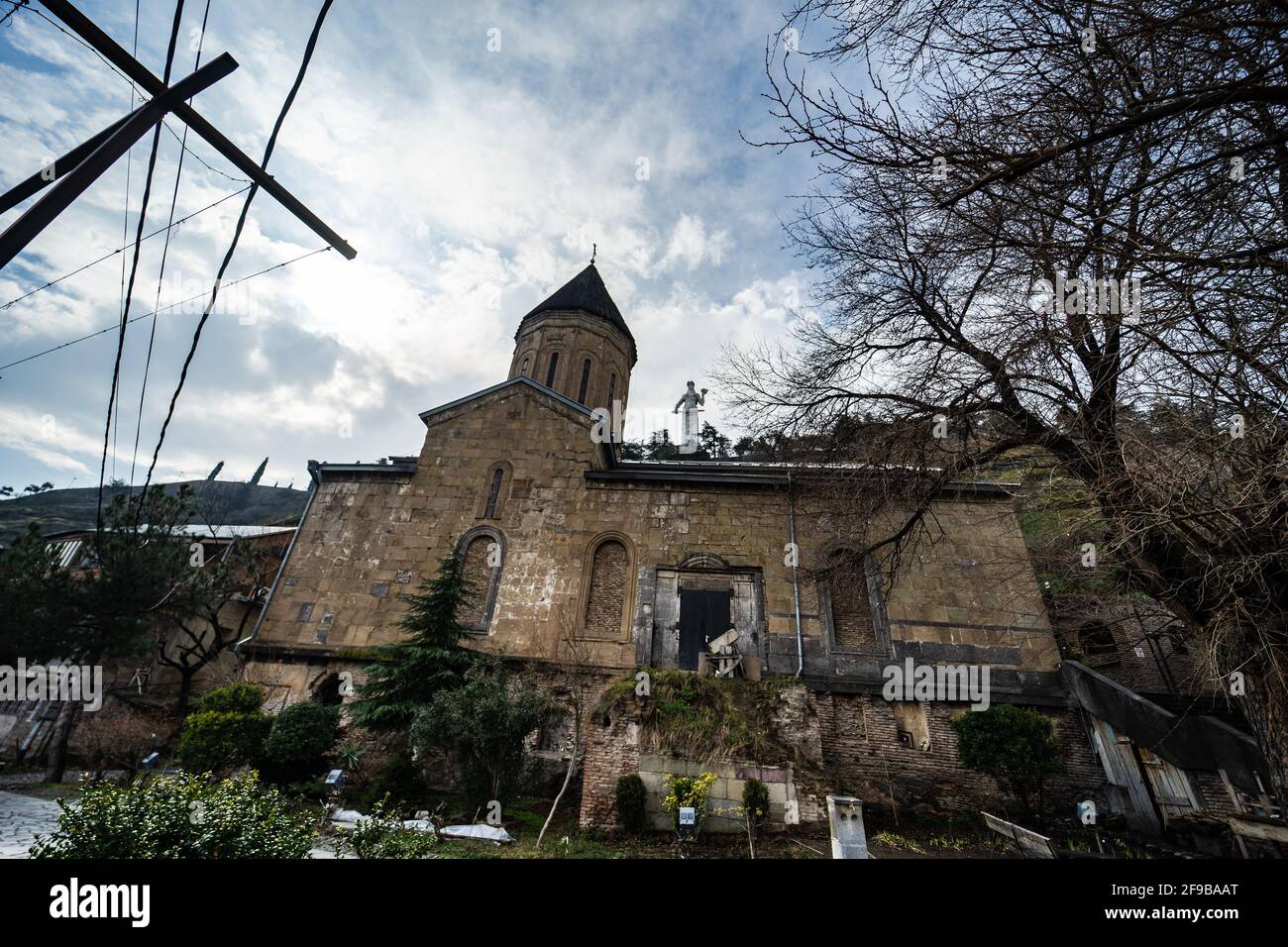 Famous Betlemi street with old buidling, narrow streets and carving ...