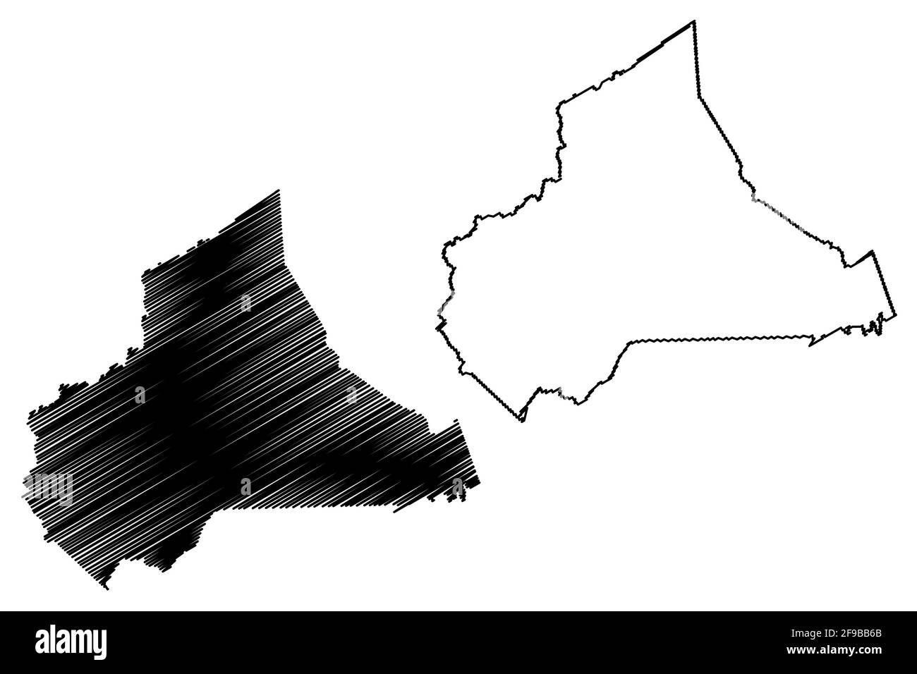 Map of wise virginia hi-res stock photography and images - Alamy