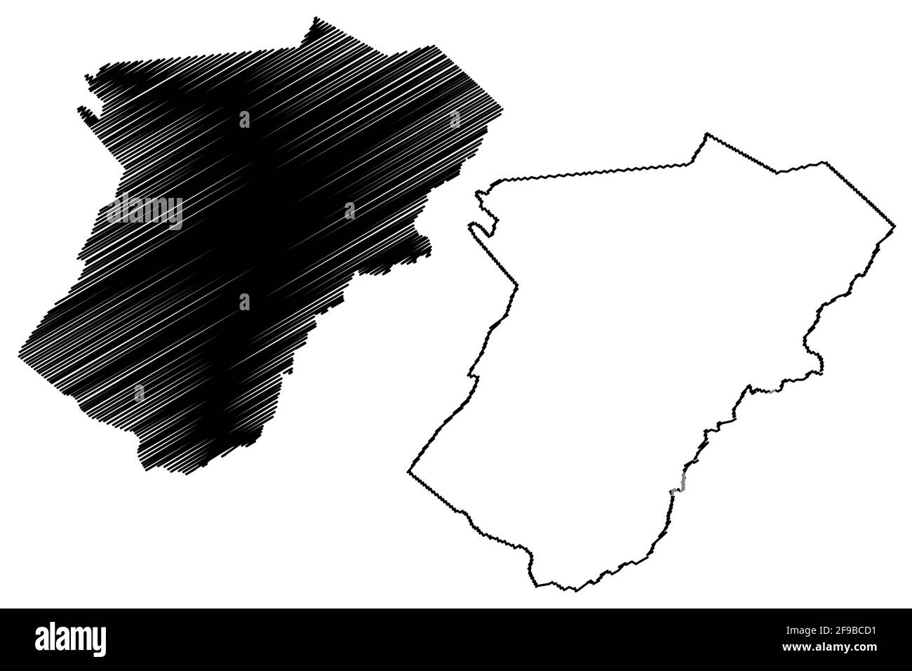 Front royal virginia map hi-res stock photography and images - Alamy