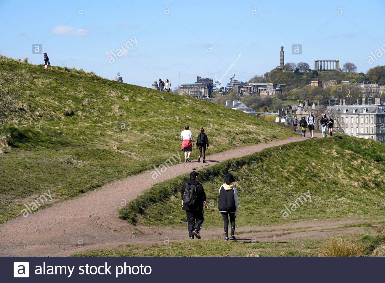 Queens drive in holyrood park hi-res stock photography and images - Alamy