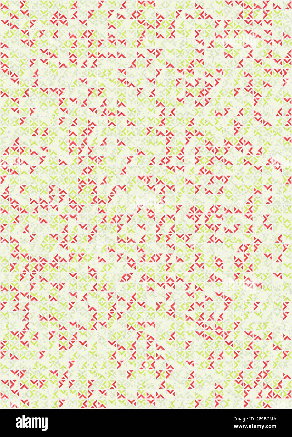 Abstract Geometrical generative computational art illustration Stock ...