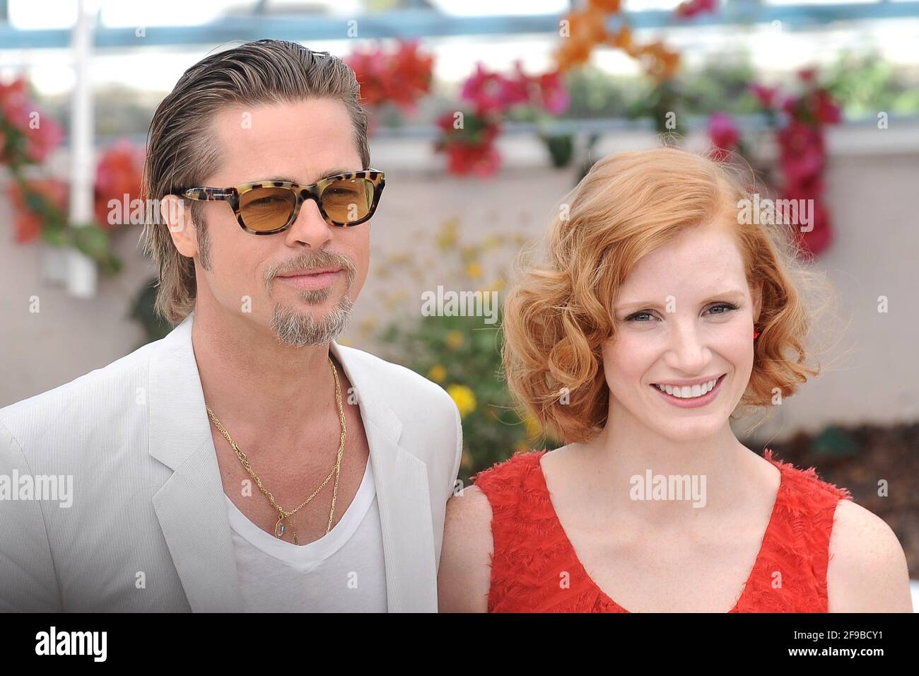 Cannes, France. 16 May 2011 Photocall for film The Tree of Life during ...