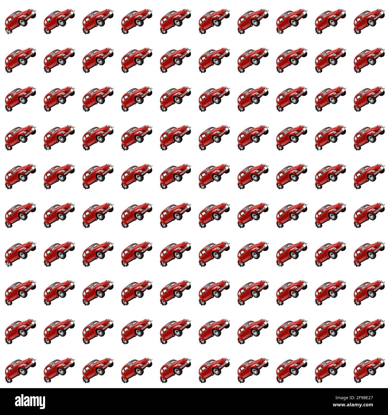 Red colored car pattern texture on a white background Stock Photo - Alamy