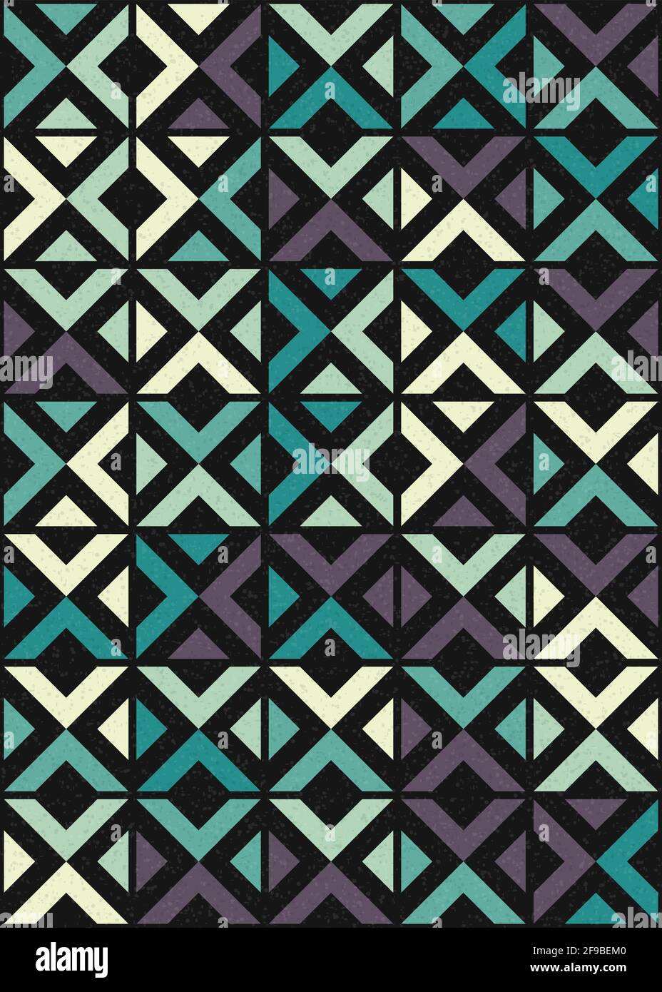 Abstract Geometrical generative computational art illustration Stock ...