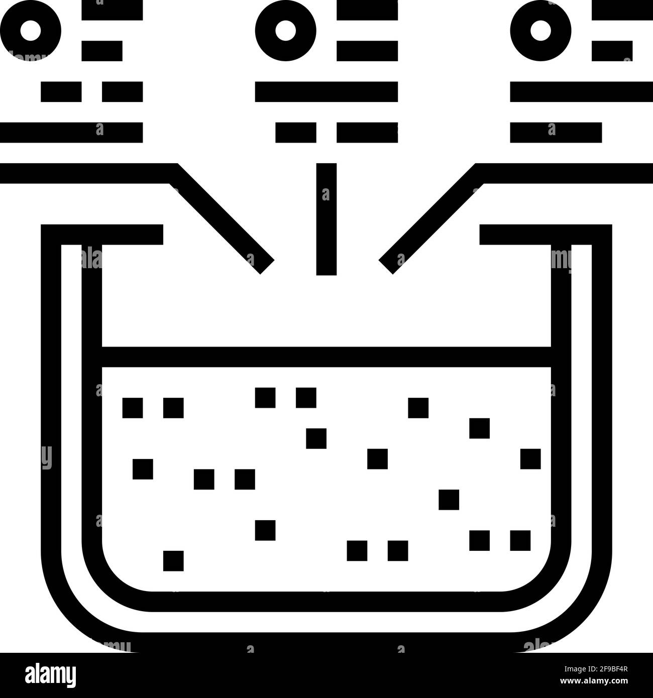 extrusion aluminium production line icon vector illustration Stock ...