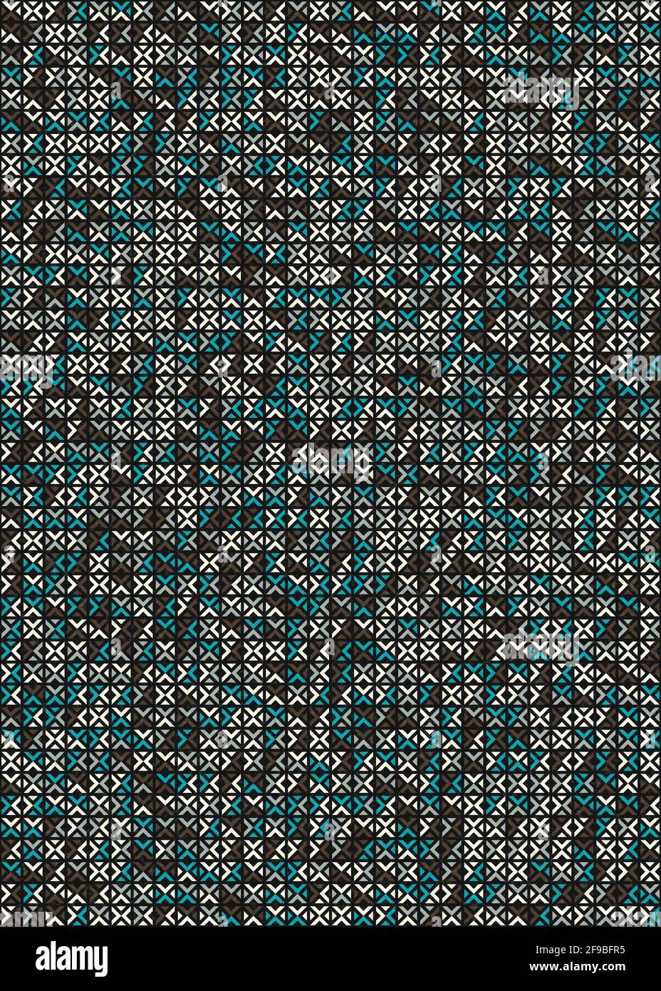 Abstract Geometrical generative computational art illustration Stock Vector Image & Art - Alamy