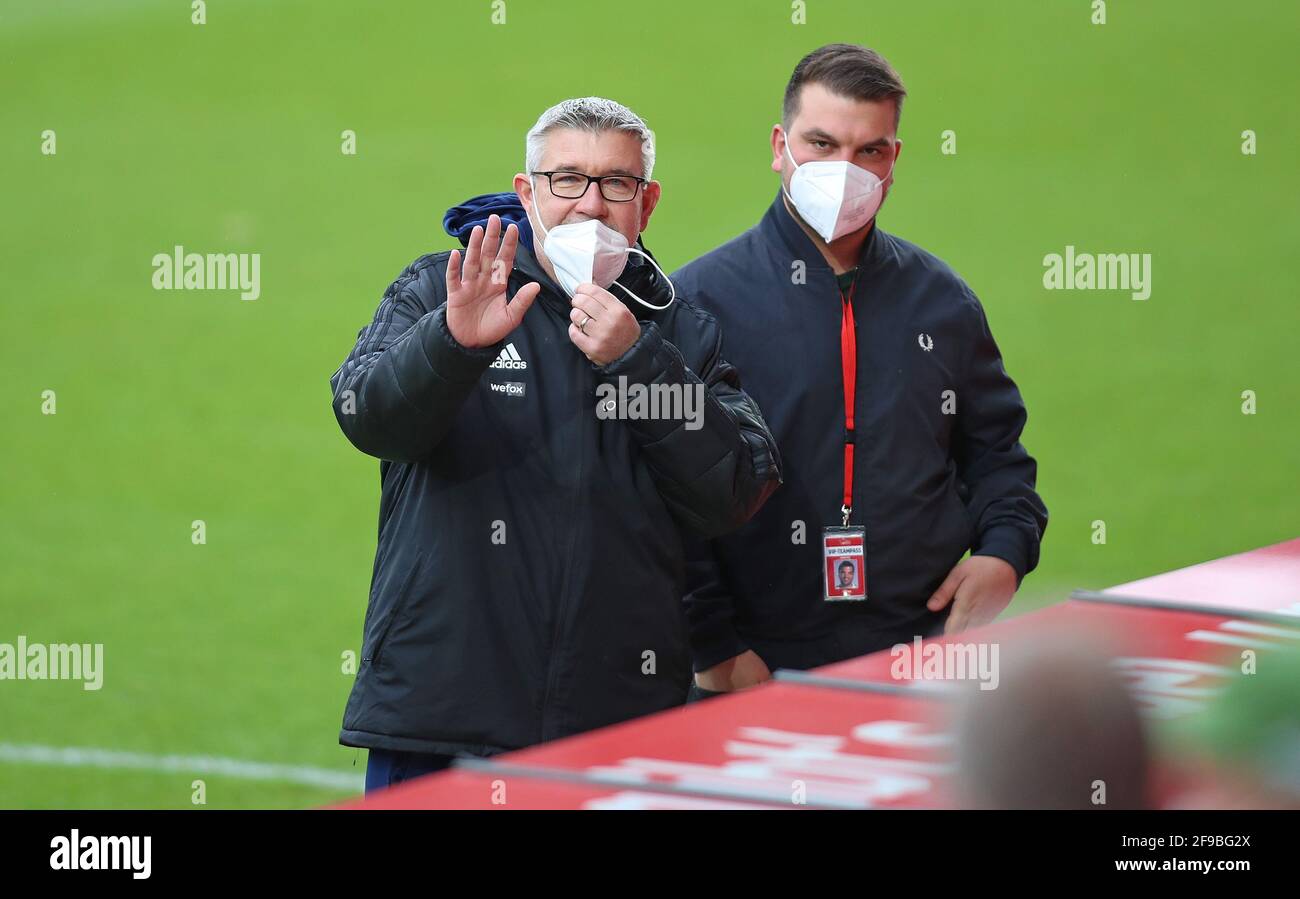 Berlin, Germany. 17th Apr, 2021. Football: Bundesliga, Matchday 29, 1 ...