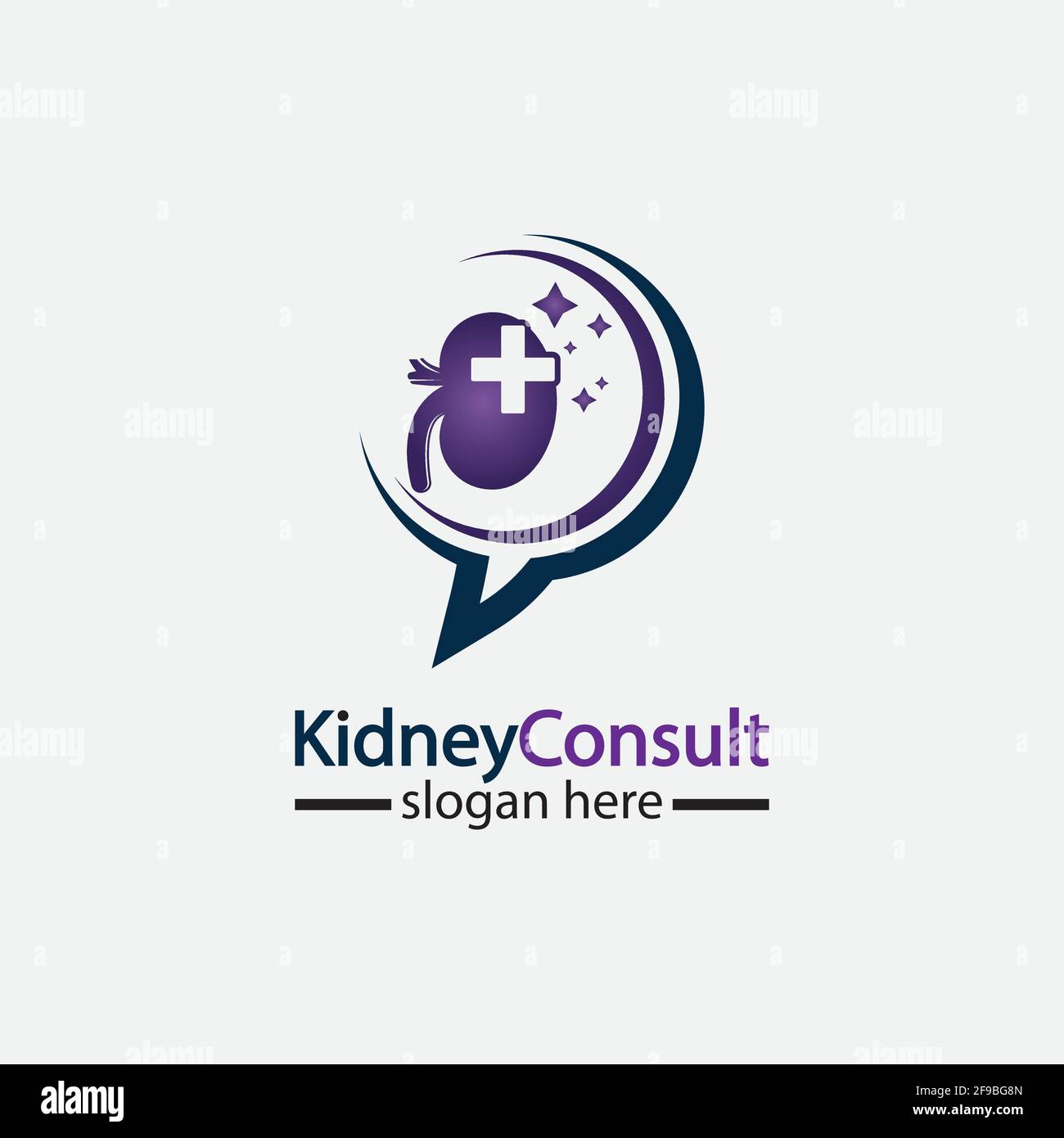Kidney Consult logo designs concept vector, Kidney Healthcare logo ...