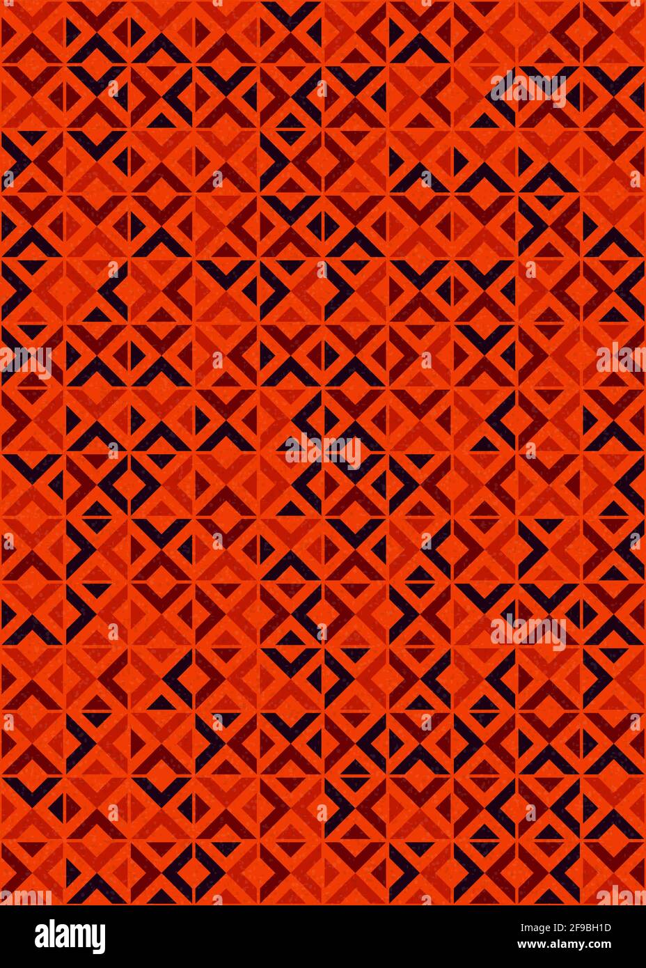 Abstract Geometrical generative computational art illustration Stock ...