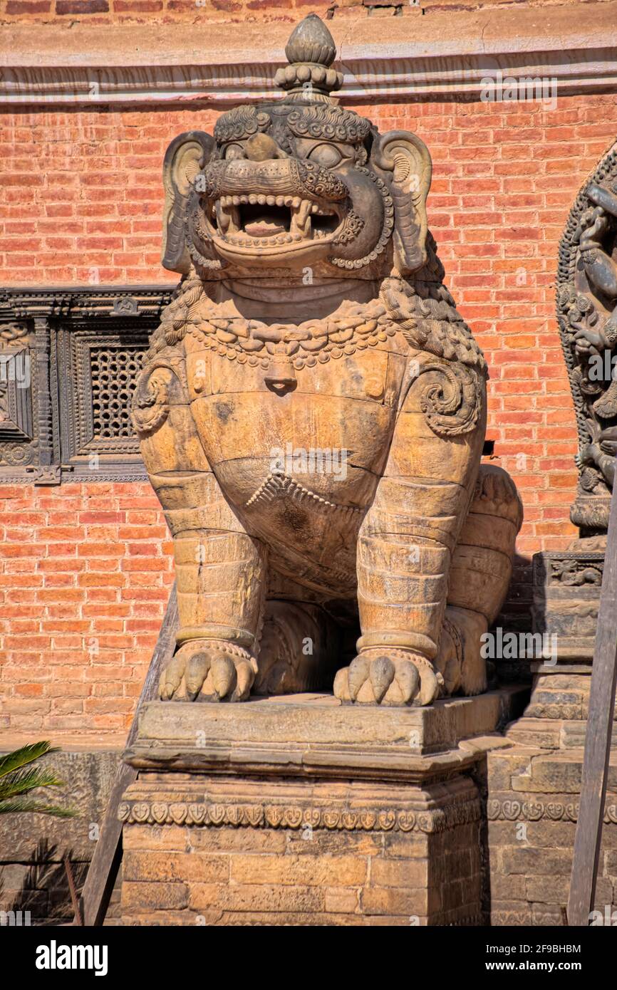 The Lion gate in Bhaktapur Durbar Square might be in rubbles right now ...
