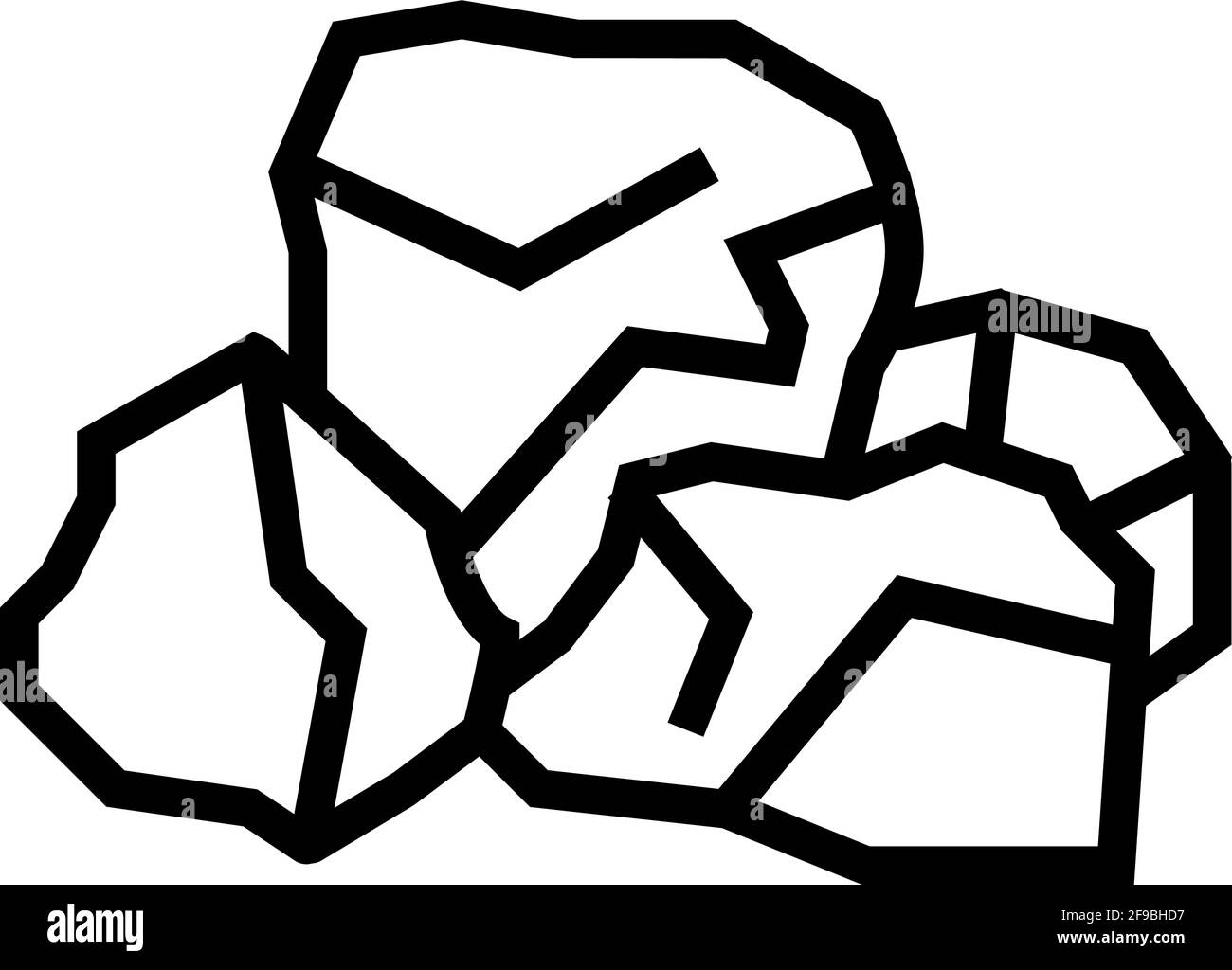 bauxite aluminium production line icon vector illustration Stock Vector ...