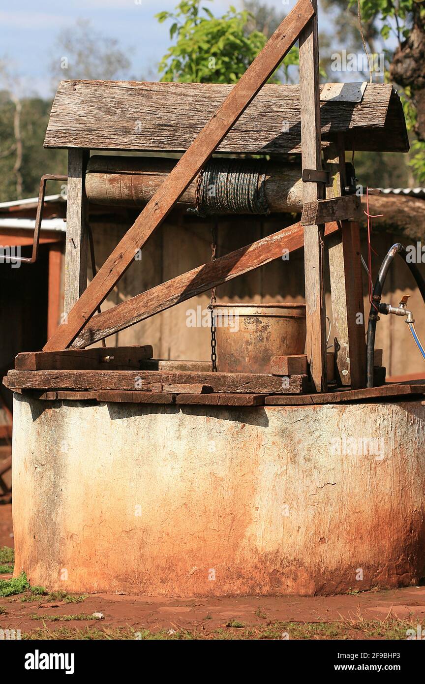 water well in a farm Stock Photo - Alamy