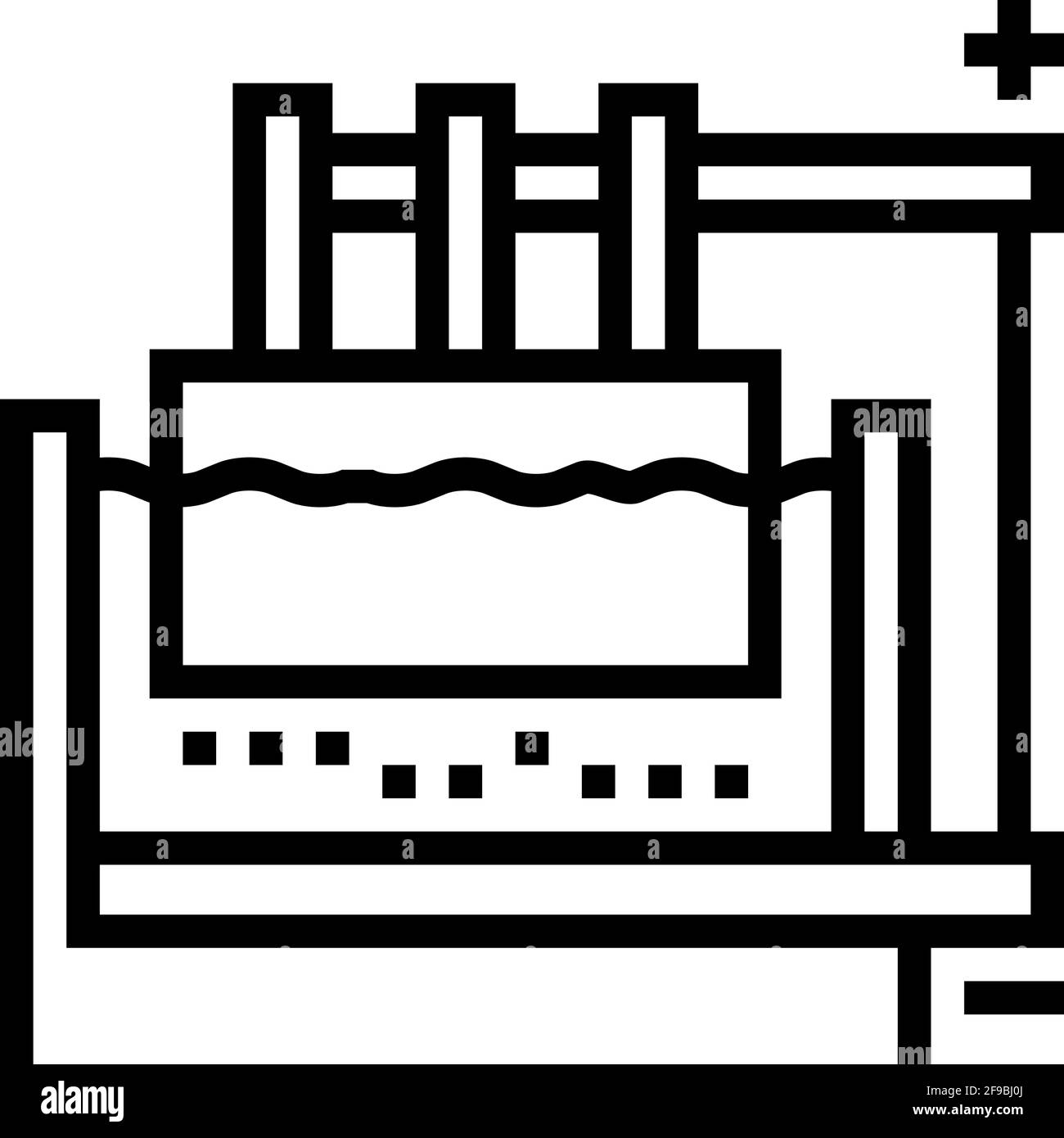 Electrolysis production Stock Vector Images - Alamy