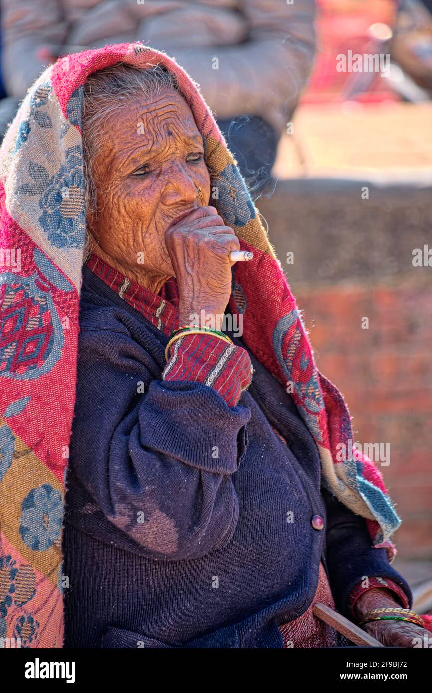 Faces of Nepal Taken @Kathmandu, Nepal Stock Photo - Alamy