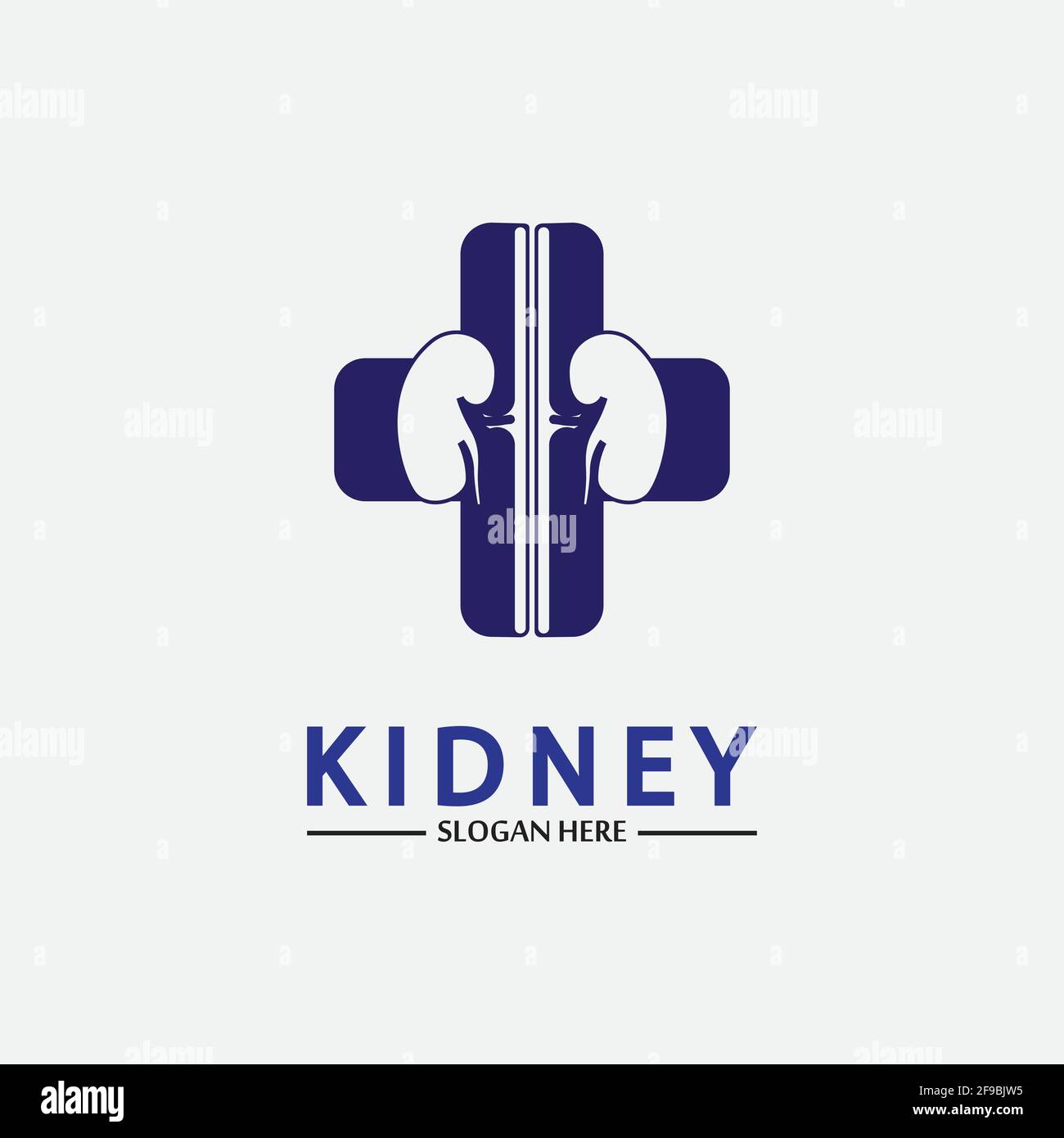 Health and Care Kidney Logo Design Concept. Urology Logo Vector ...