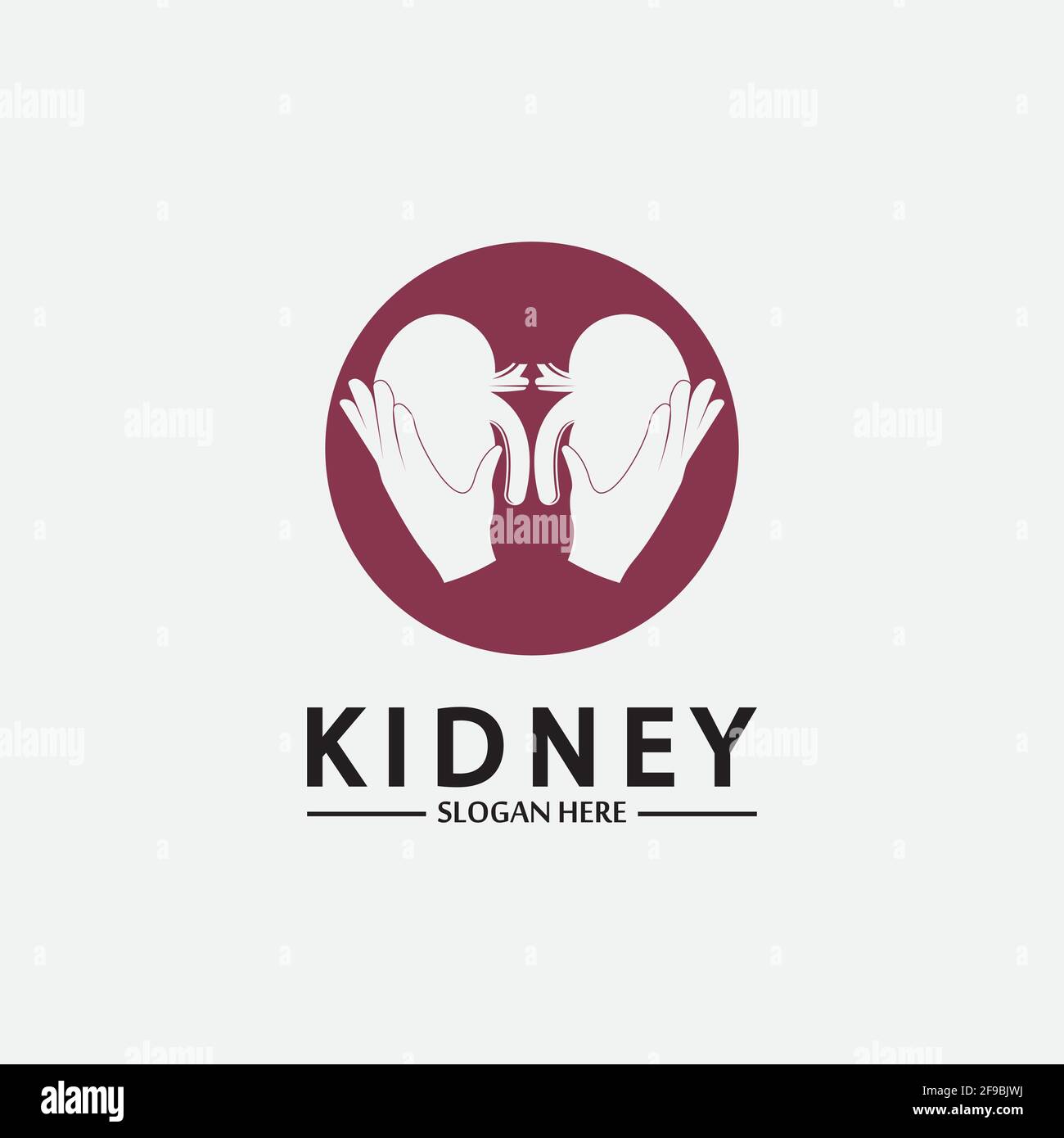 Health and Care Kidney Logo Design Concept. Urology Logo Vector ...