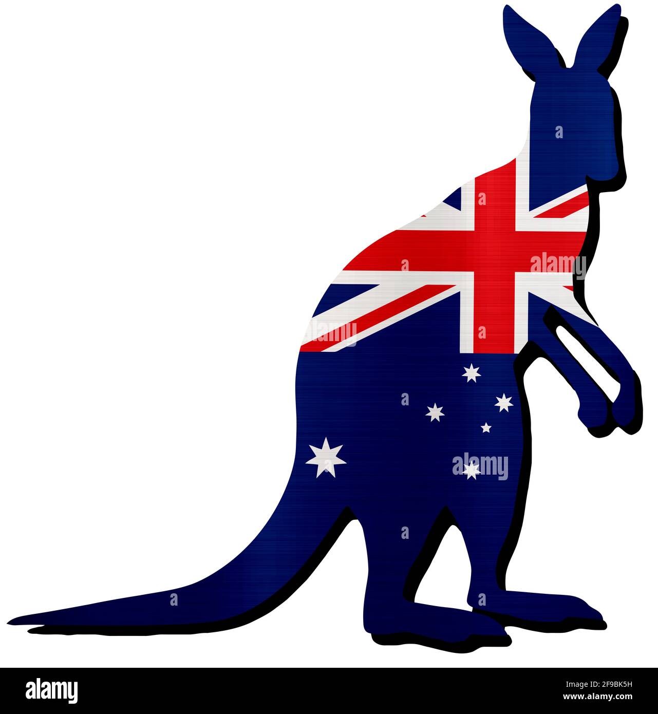 Kangaroo flag hi-res stock photography and images - Alamy