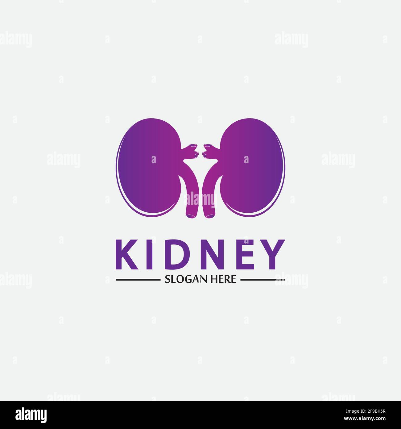 Health and Care Kidney Logo Design Concept. Urology Logo Vector ...