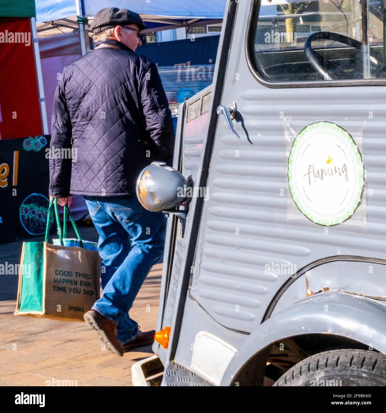 Shopping van people man walking person hi-res stock photography and ...