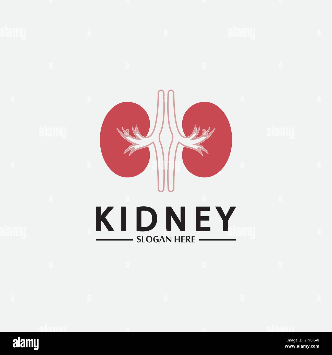Health and Care Kidney Logo Design Concept. Urology Logo Vector ...