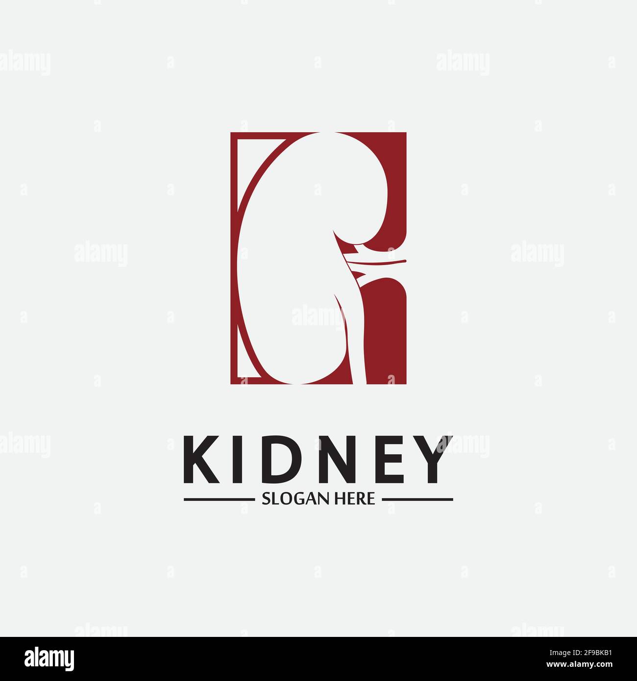 Health and Care Kidney Logo Design Concept. Urology Logo Vector ...