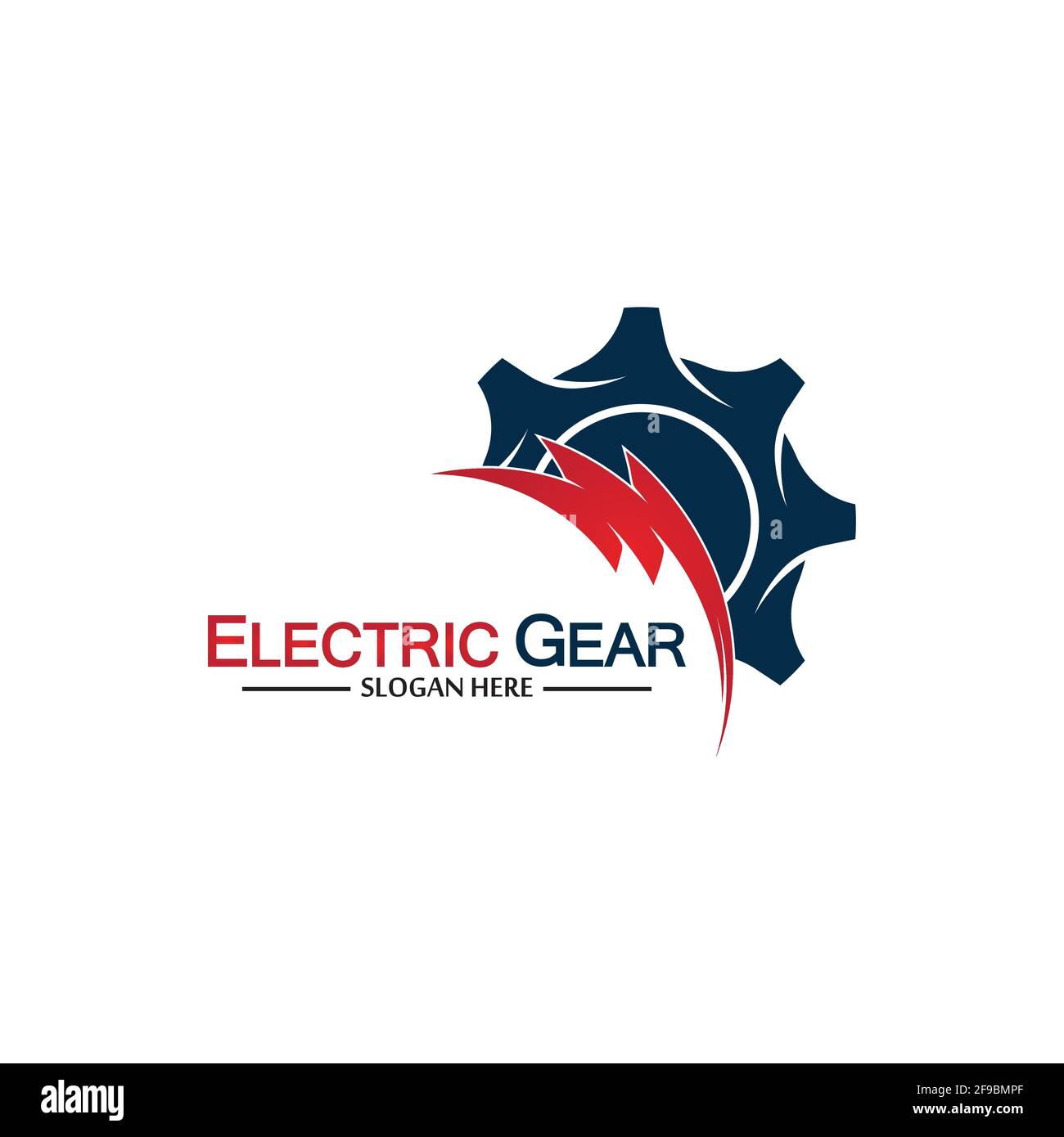Electric gear vector logo template illustration. Suitable for business ...