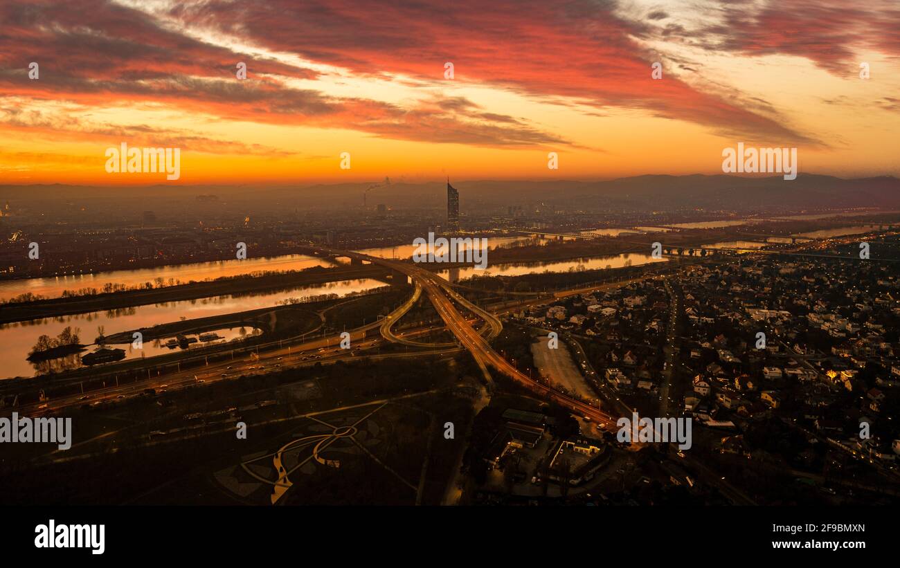 Vienna street view over hi-res stock photography and images - Alamy