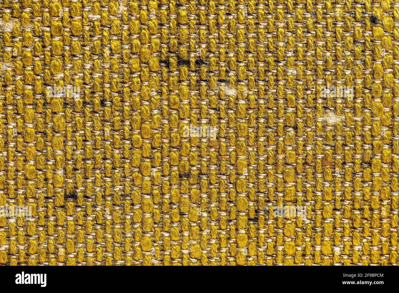 Rustic canvas fabric texture in dark yellow woven color Stock Photo - Alamy