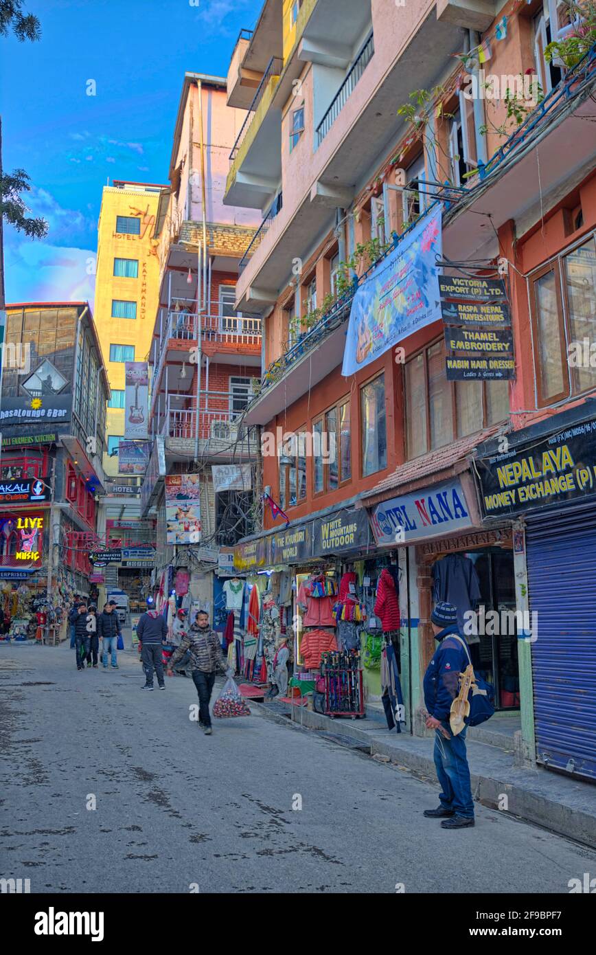 Thamel street now has become quite commercial. Thamel is an easy walk ...