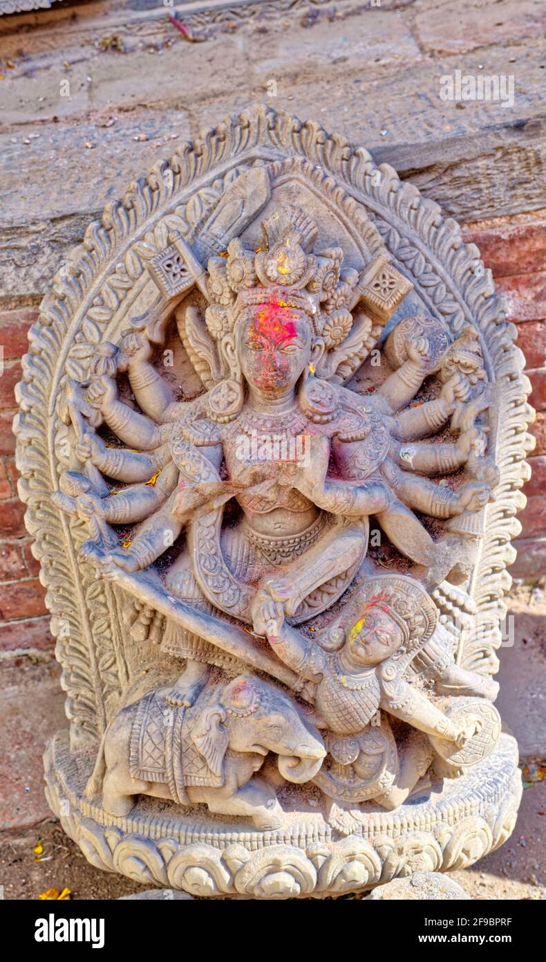 Nepalese worship durga hi-res stock photography and images - Alamy