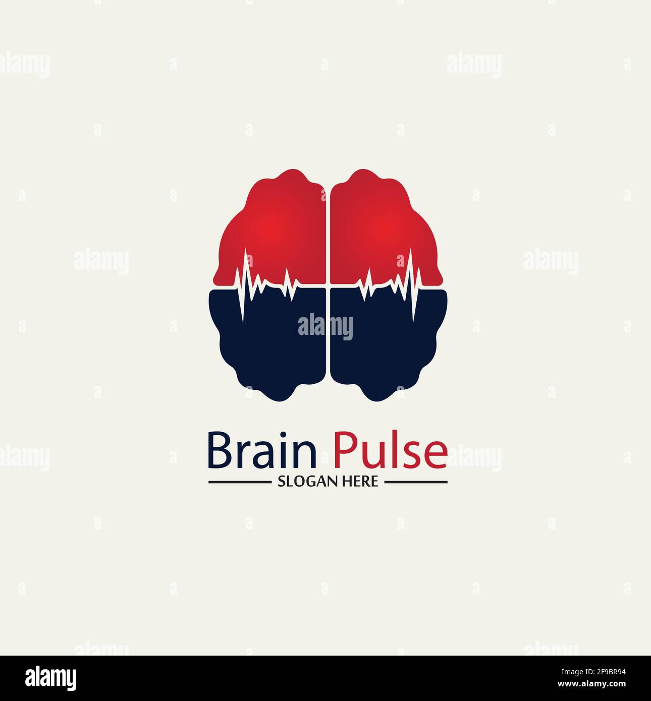 Health Brain pulse Logo Template Design Vector, Emblem, Design Concept ...