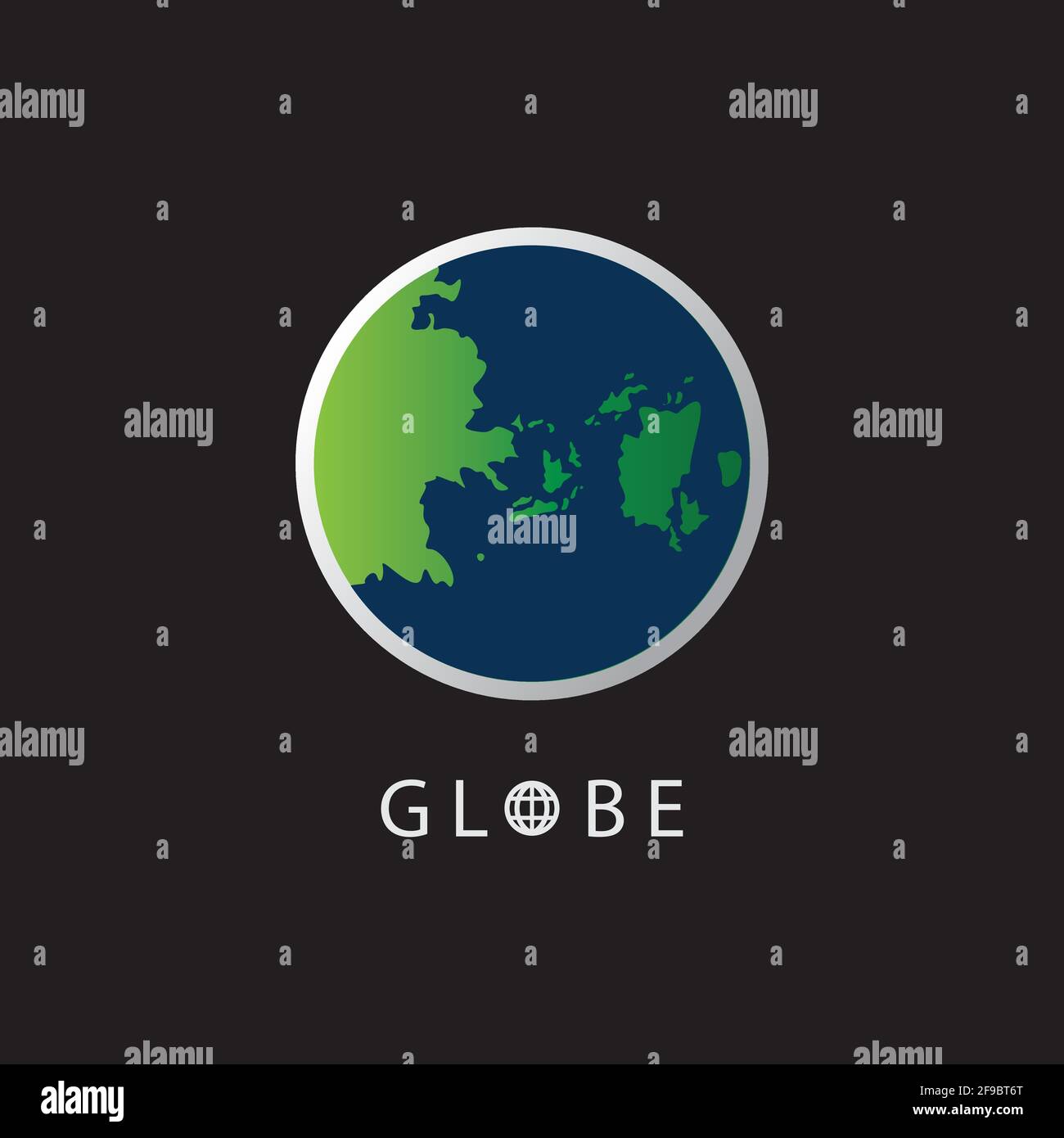 Globe map round earth logo vector image,Vector earth globes isolated on ...