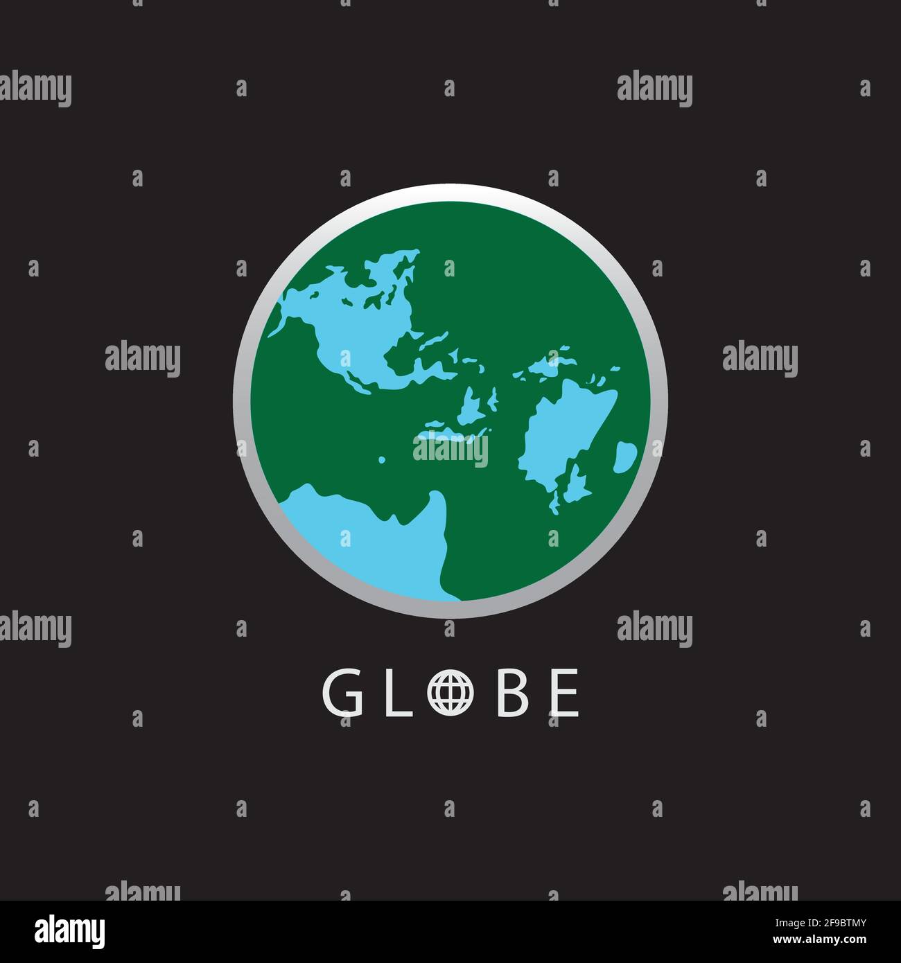 Globe map round earth logo vector image,Vector earth globes isolated on ...