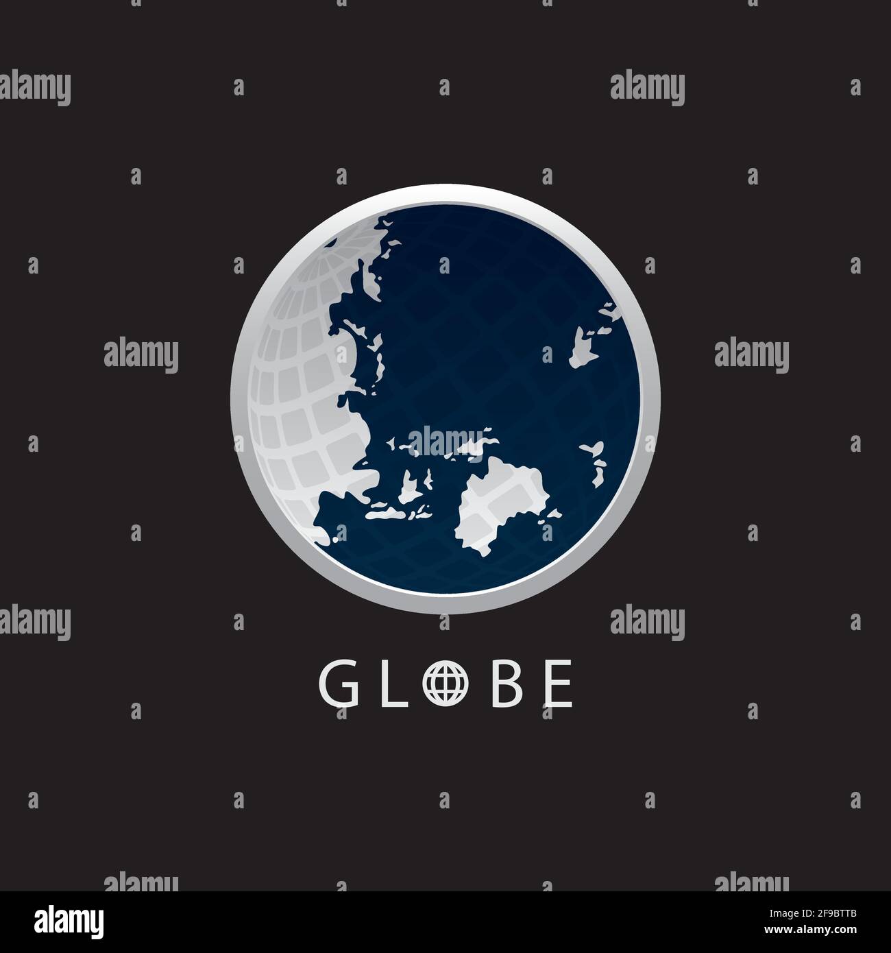 Globe map round earth logo vector image,Vector earth globes isolated on ...