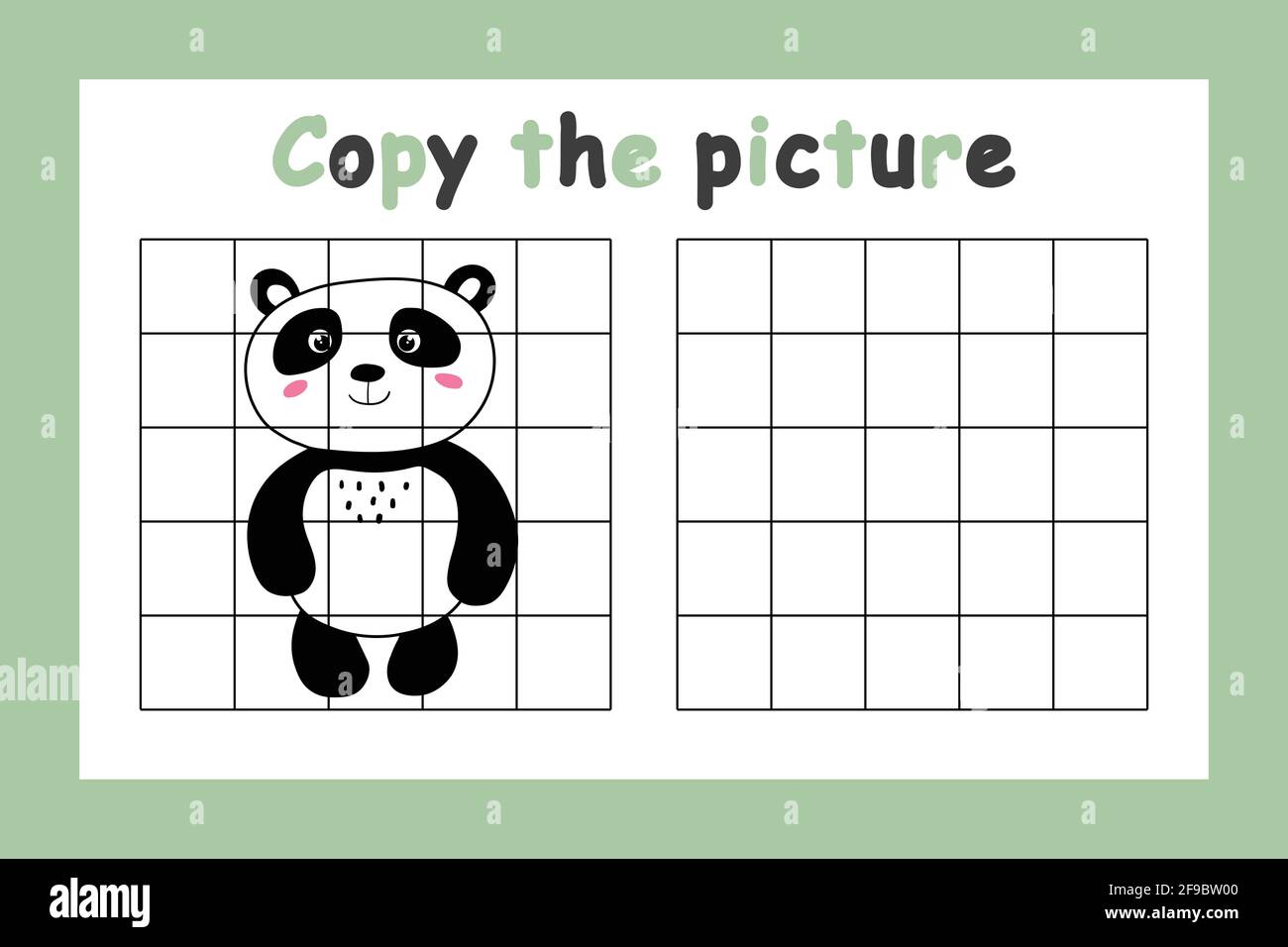 Panda Bear Drawing For Kids