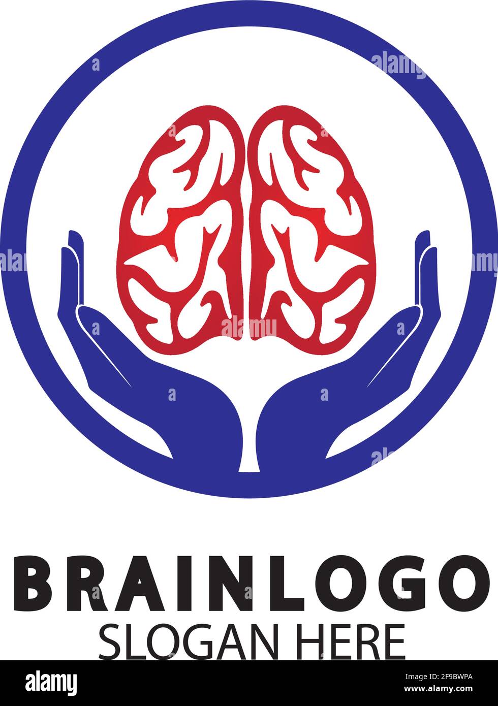 Brain logo designs concept vector, Health Brain Pulse logo, Brain care ...