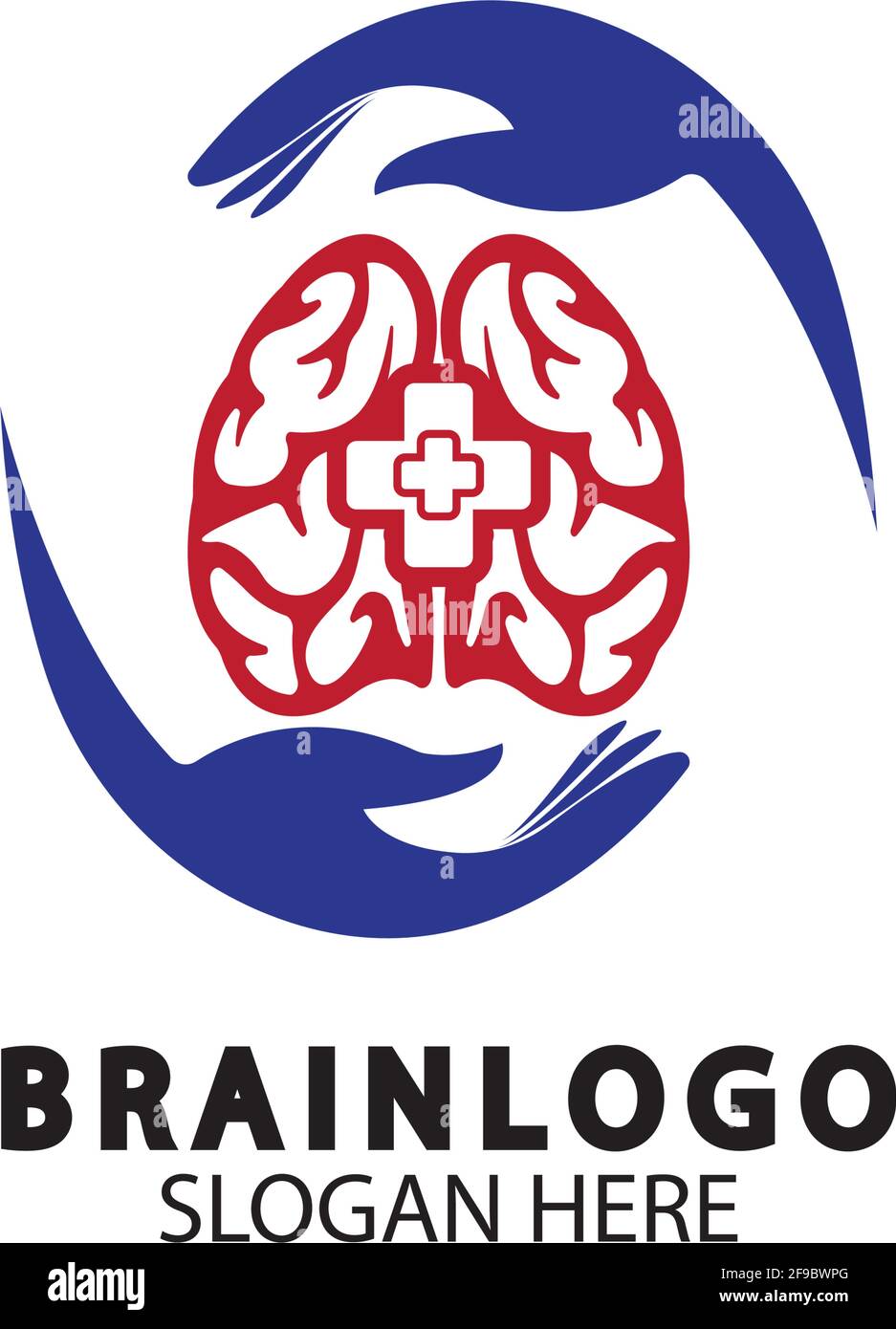 Brain logo designs concept vector, Health Brain Pulse logo, Brain care ...