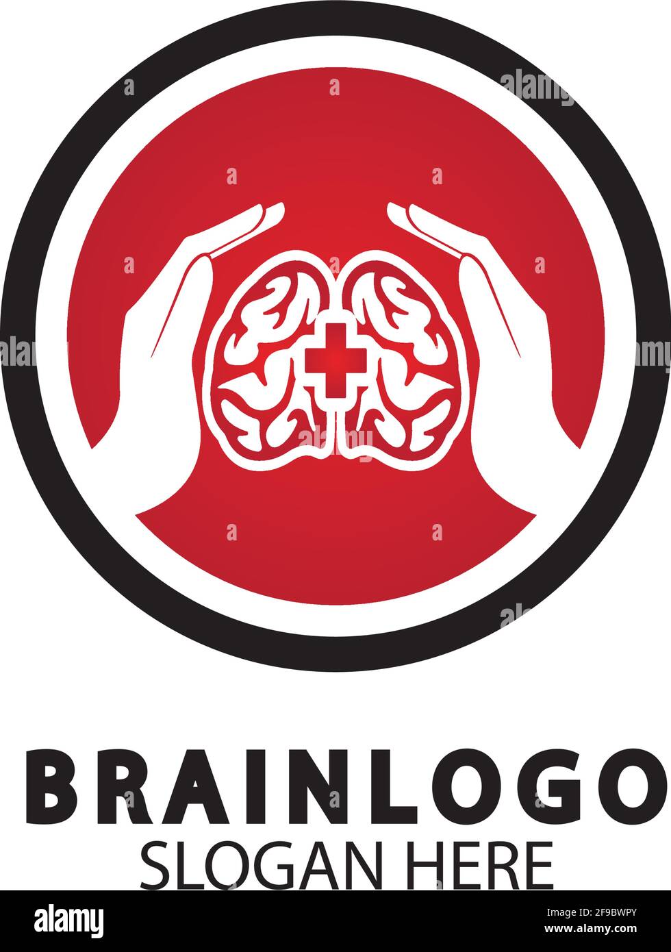 Brain logo designs concept vector, Health Brain Pulse logo, Brain care ...