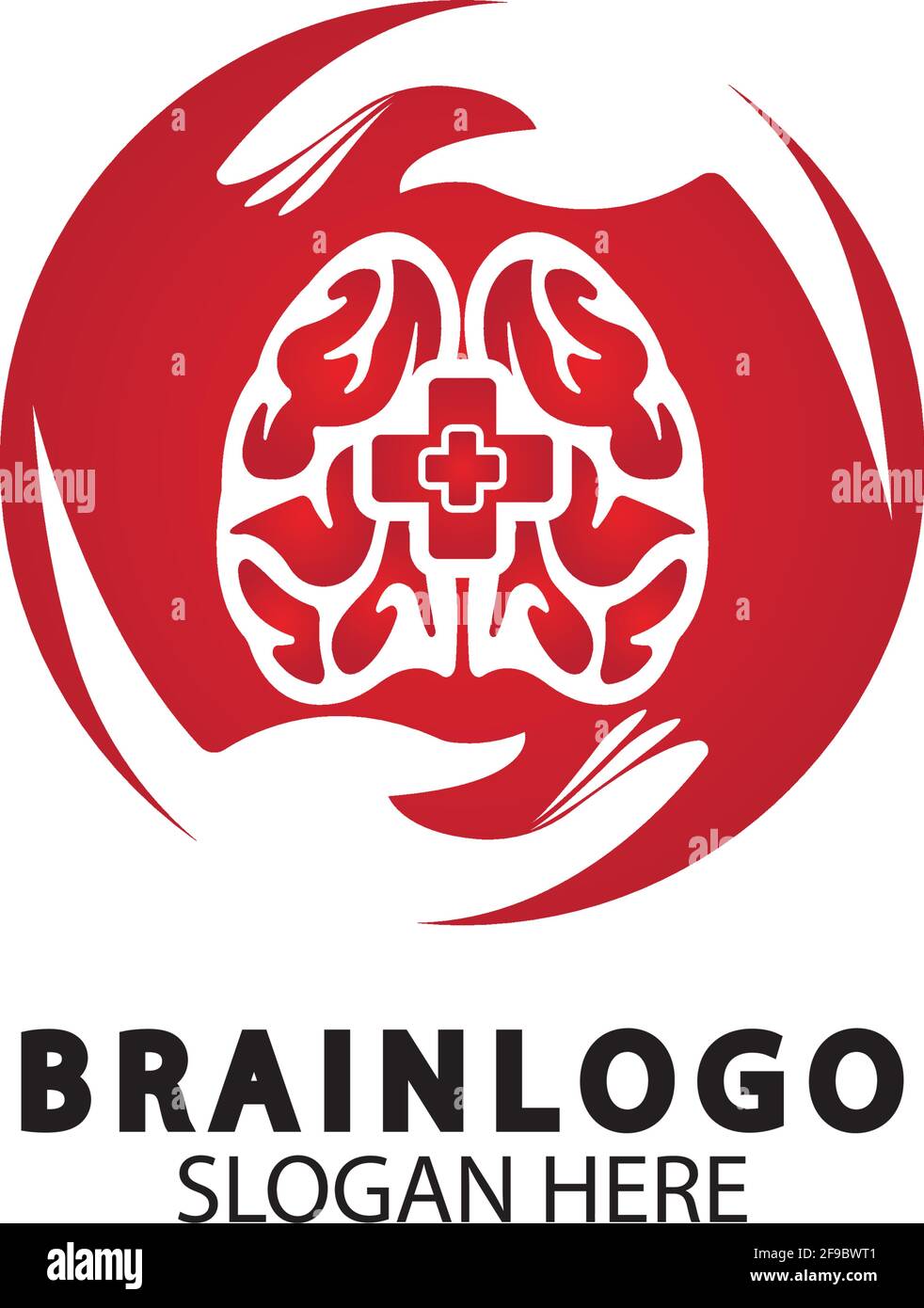 Brain logo designs concept vector, Health Brain Pulse logo, Brain care ...