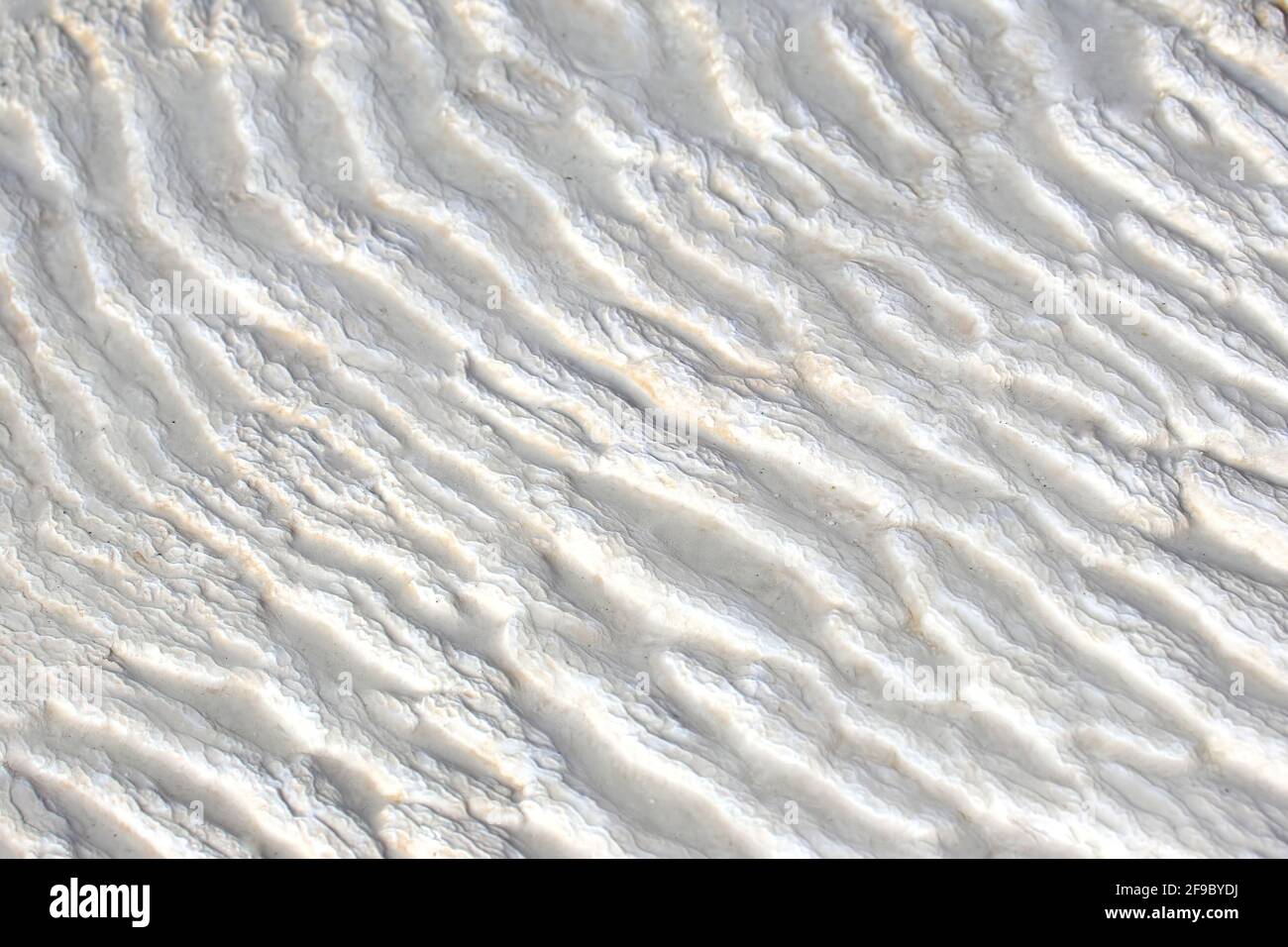 Texture of travertine in Pamukkale, Turkey Stock Photo - Alamy