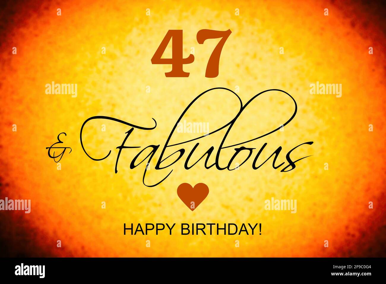 At his 47th birthday hi-res stock photography and images - Alamy