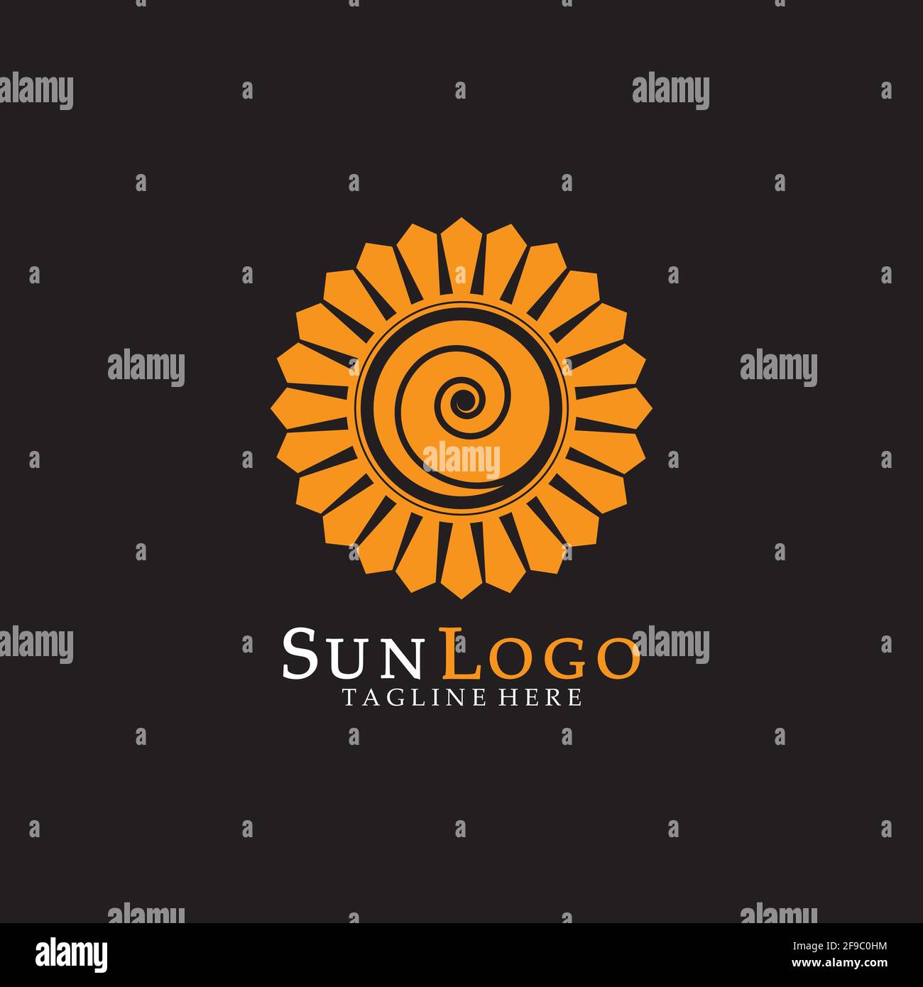 Sun Vector illustration Icon Logo Template design Stock Vector Image ...