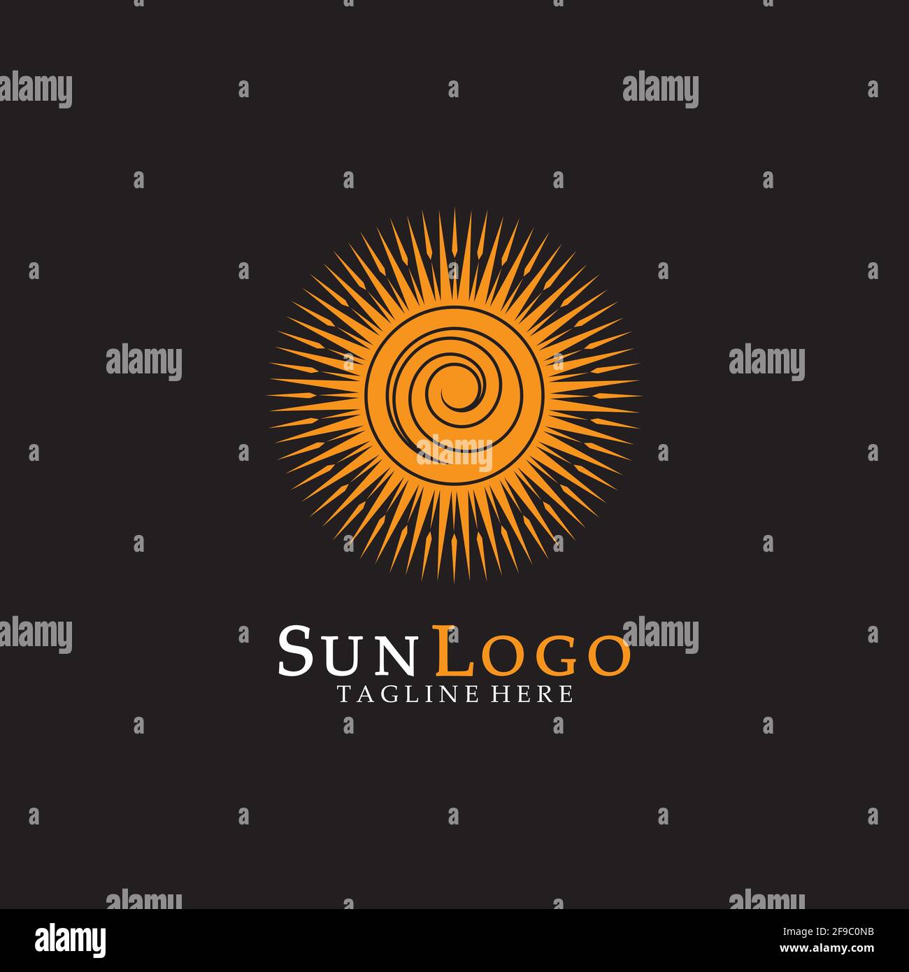 Sun Vector illustration Icon Logo Template design Stock Vector Image ...
