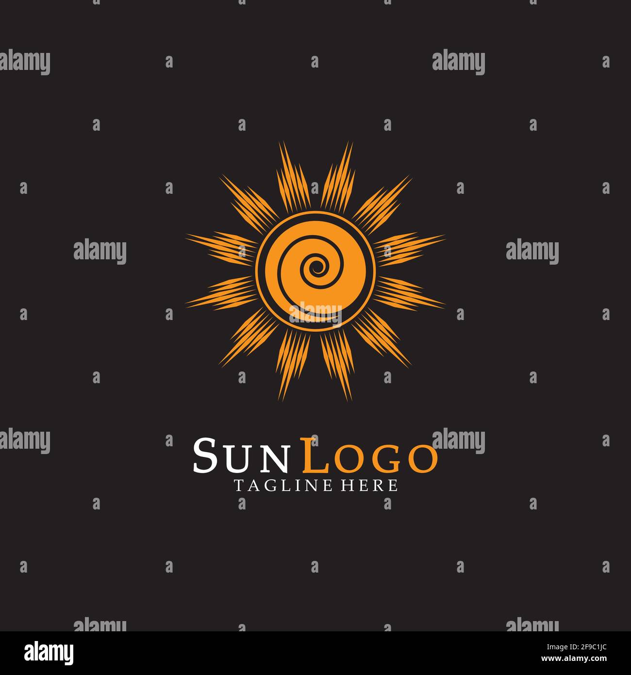 Sun Vector illustration Icon Logo Template design Stock Vector Image ...