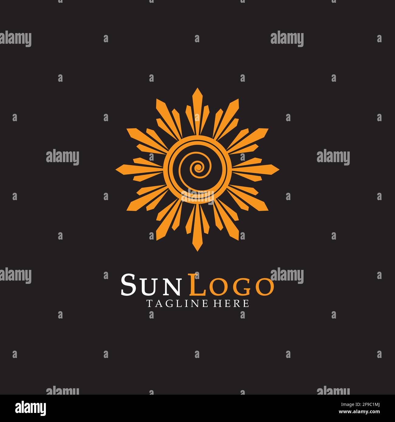 Sun Vector illustration Icon Logo Template design Stock Vector Image ...