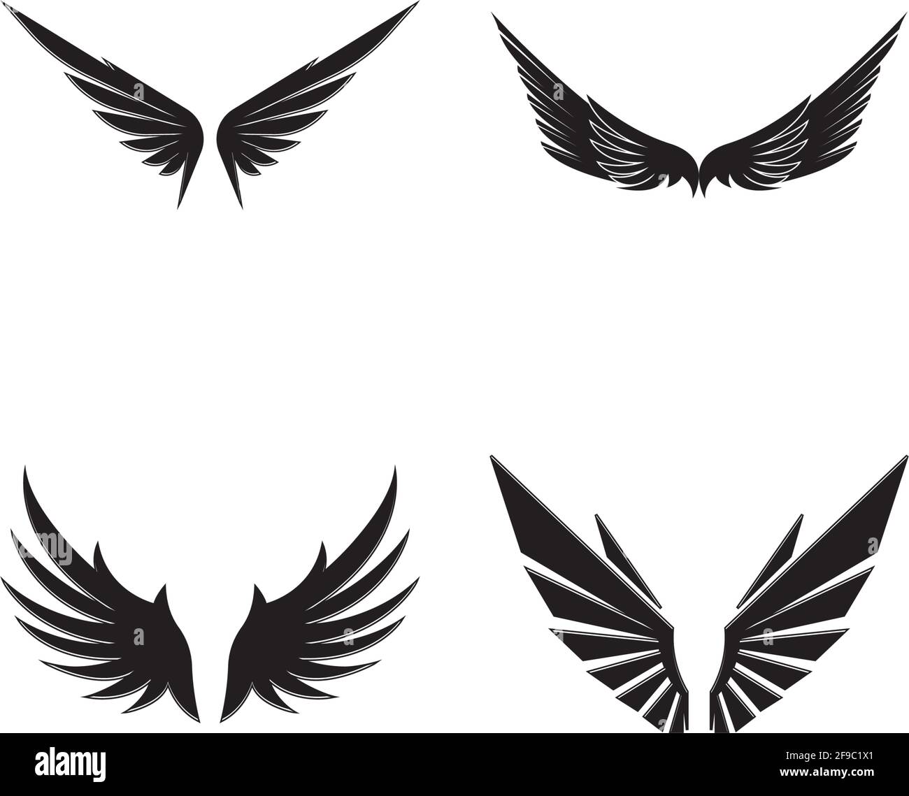 Minimalistic wings art hi-res stock photography and images - Alamy