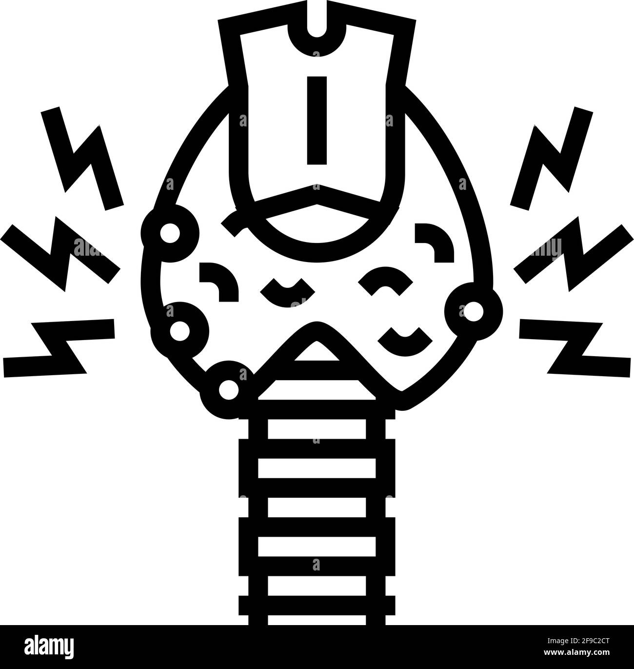 thyroid disorder disease line icon vector illustration Stock Vector ...